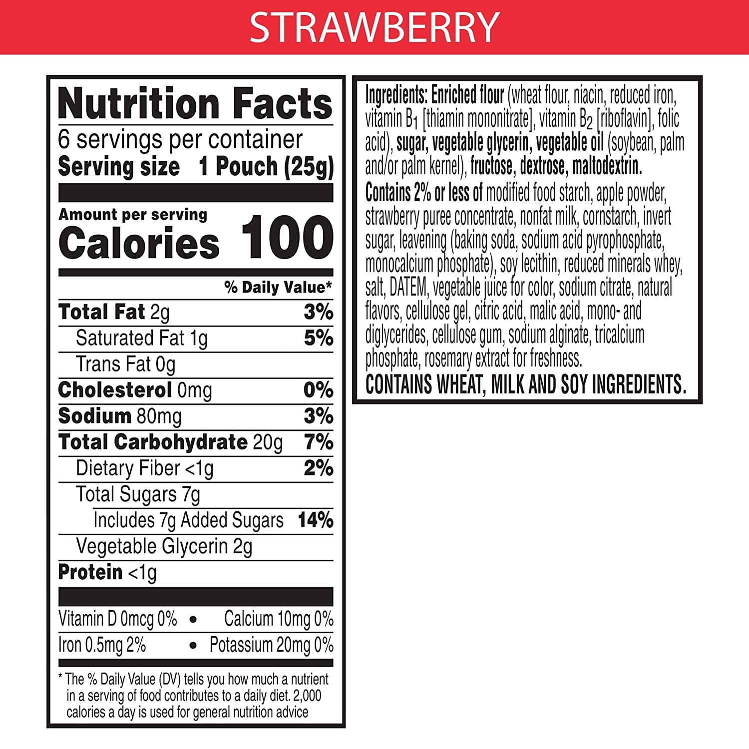 Kellogg's Special K Strawberry Pastry Crisps - 100 Calorie Breakfast ...