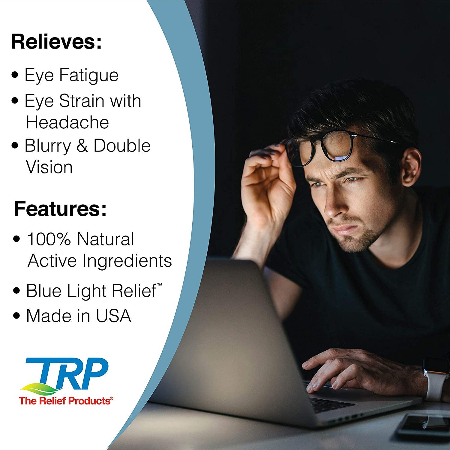 Relief Products Sterile Eye Strain Relief Eye Drops 0.33 Fl. Oz ...