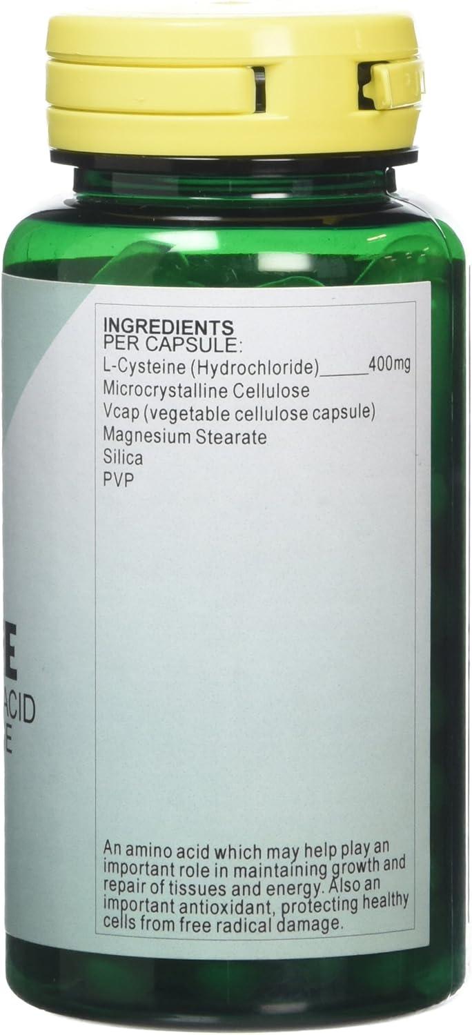 Health Plus Amino L-Cysteine 400mg Supplement - 60 Capsules | Buy Now ...