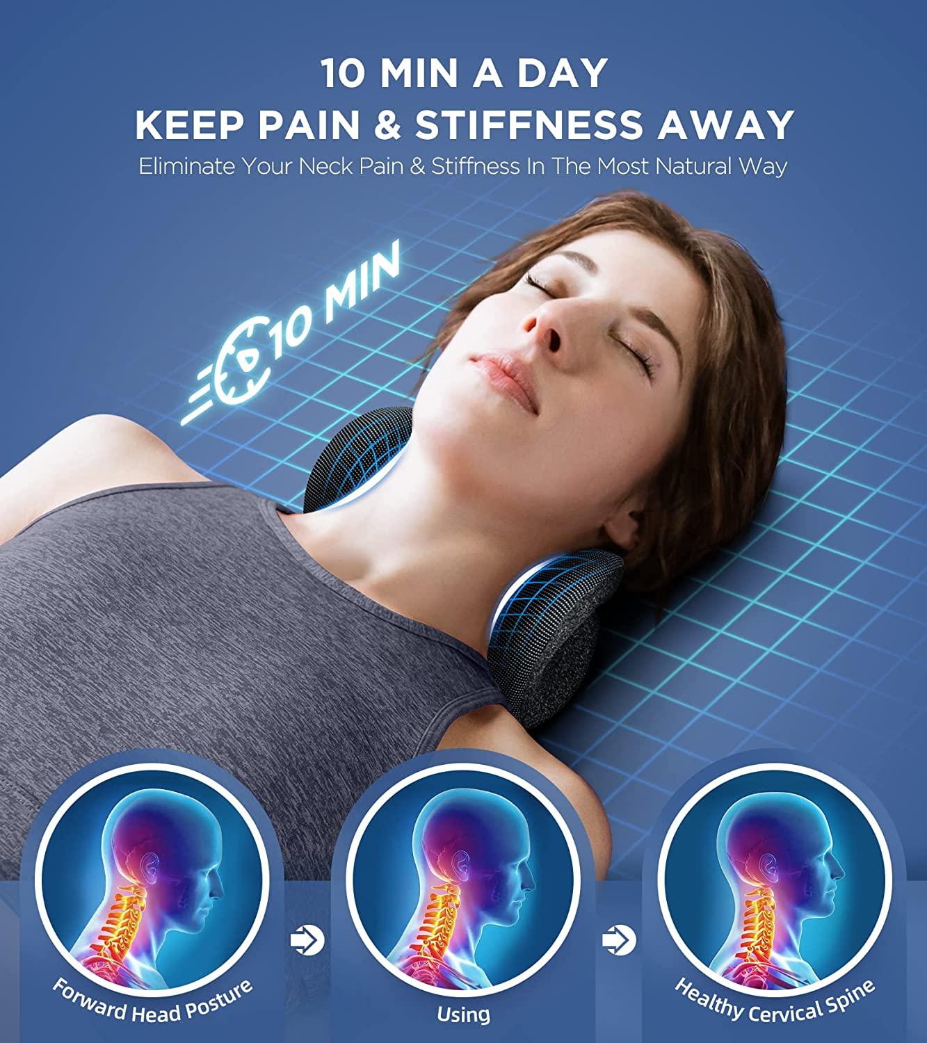 Osteo Neck Stretcher with Magnetic Therapy Cover | 2 Modes Pain Relief ...