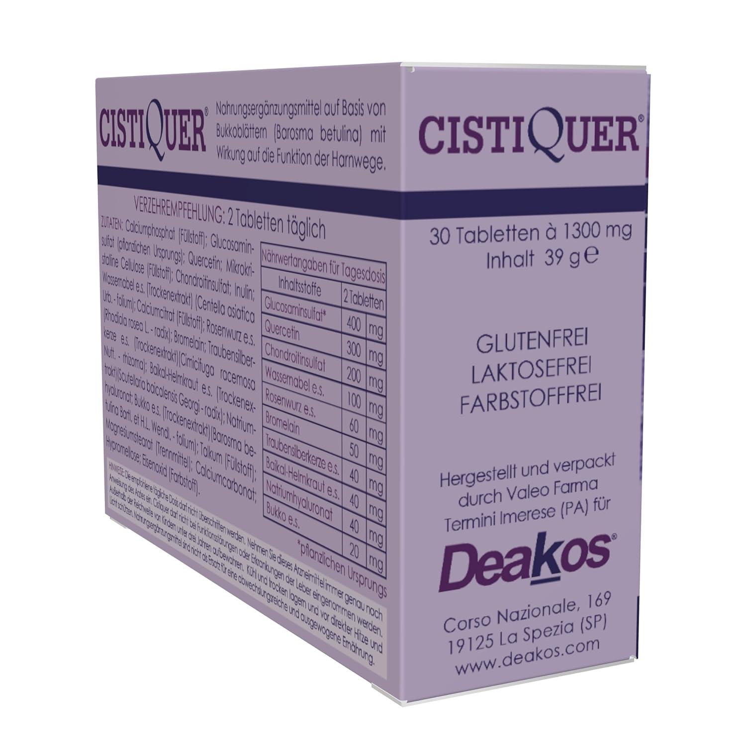 Deakos Cistiquer Supplement for Interstitial Cystitis & Painful Bladder ...