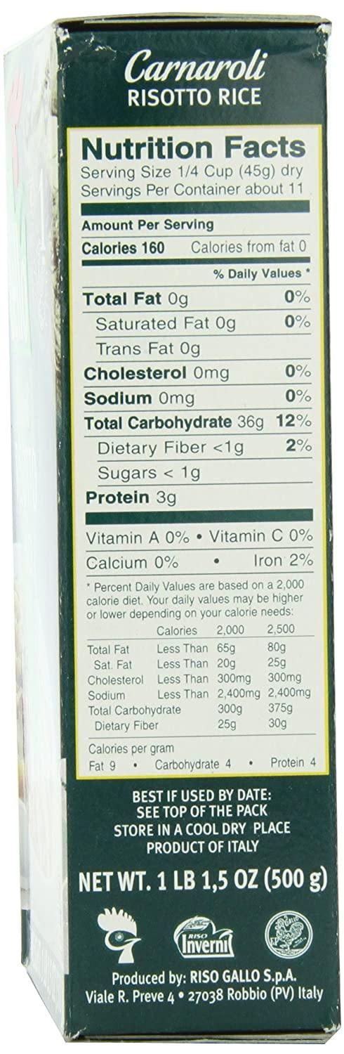 Riso Bello Carnaroli Risotto Rice 17.5oz Boxes - Pack of 6 | Premium ...