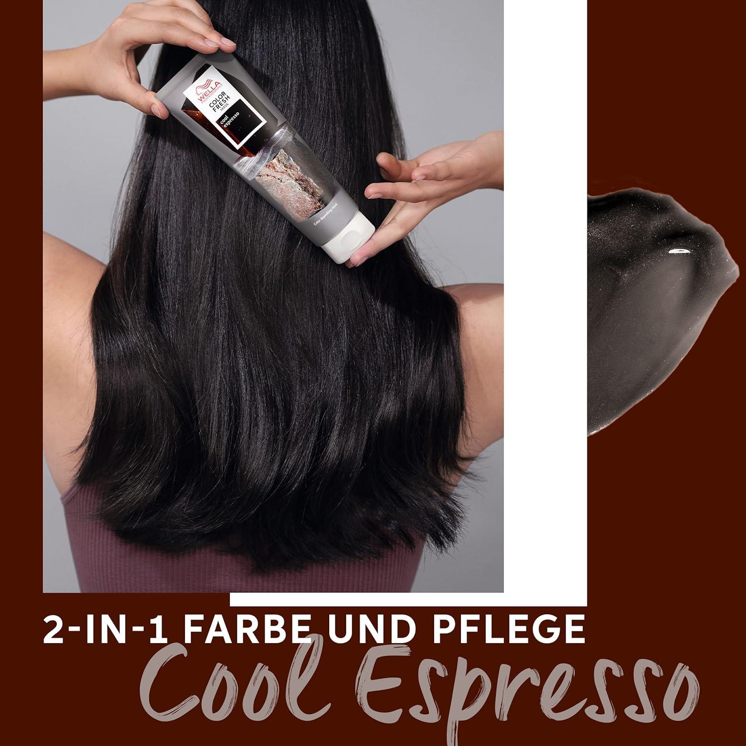 Wella Color Fresh Coloured Mask Cool Espresso 150ml - Intense Gold ...