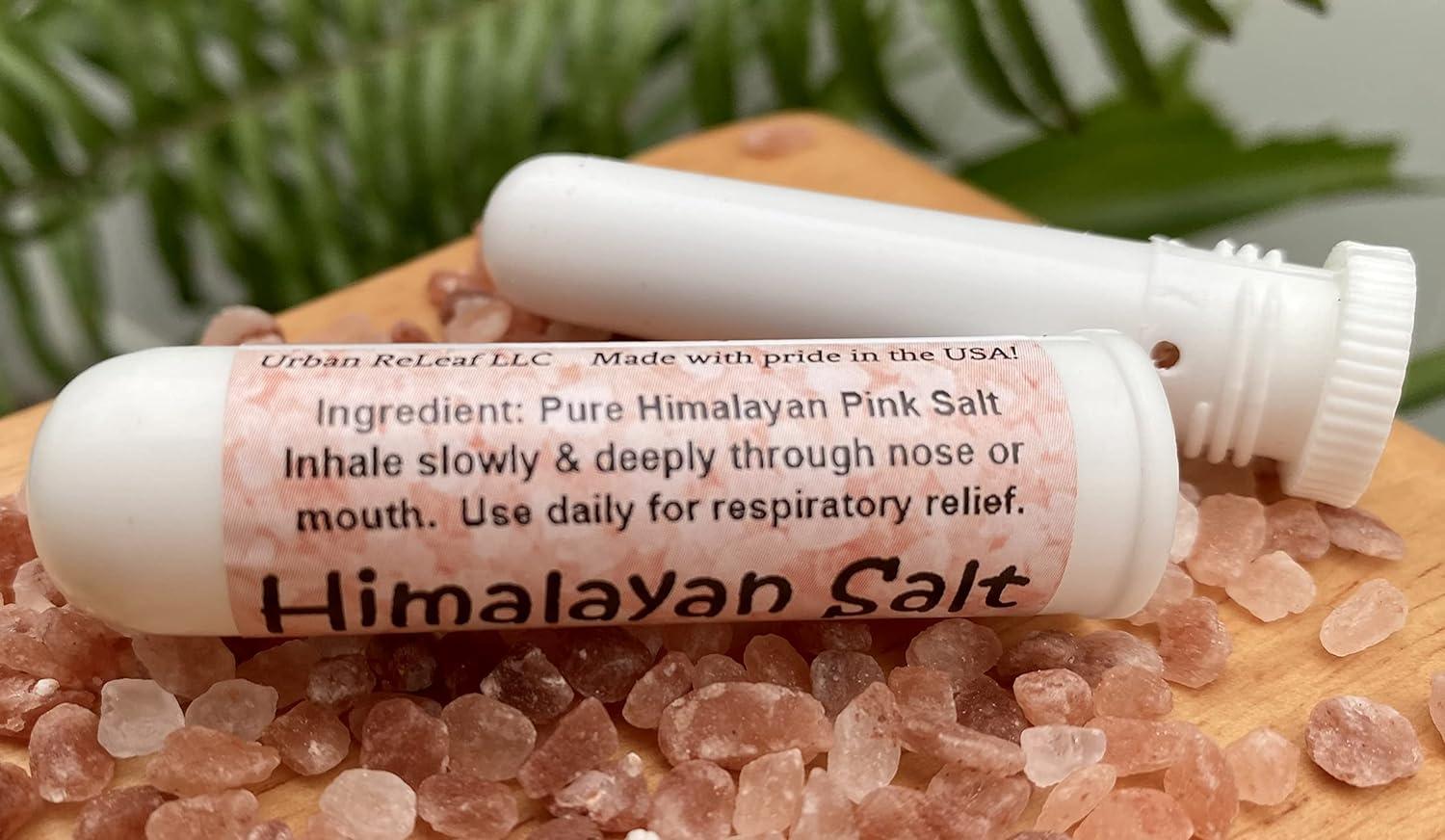 Urban ReLeaf Himalayan Salt Inhalers - Set of 2 for Respiratory ...