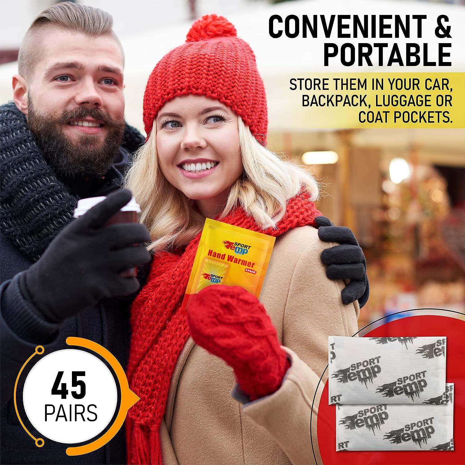 Long Lasting Air Activated Hand Warmers - 11 Hours of Heat - Odorless ...