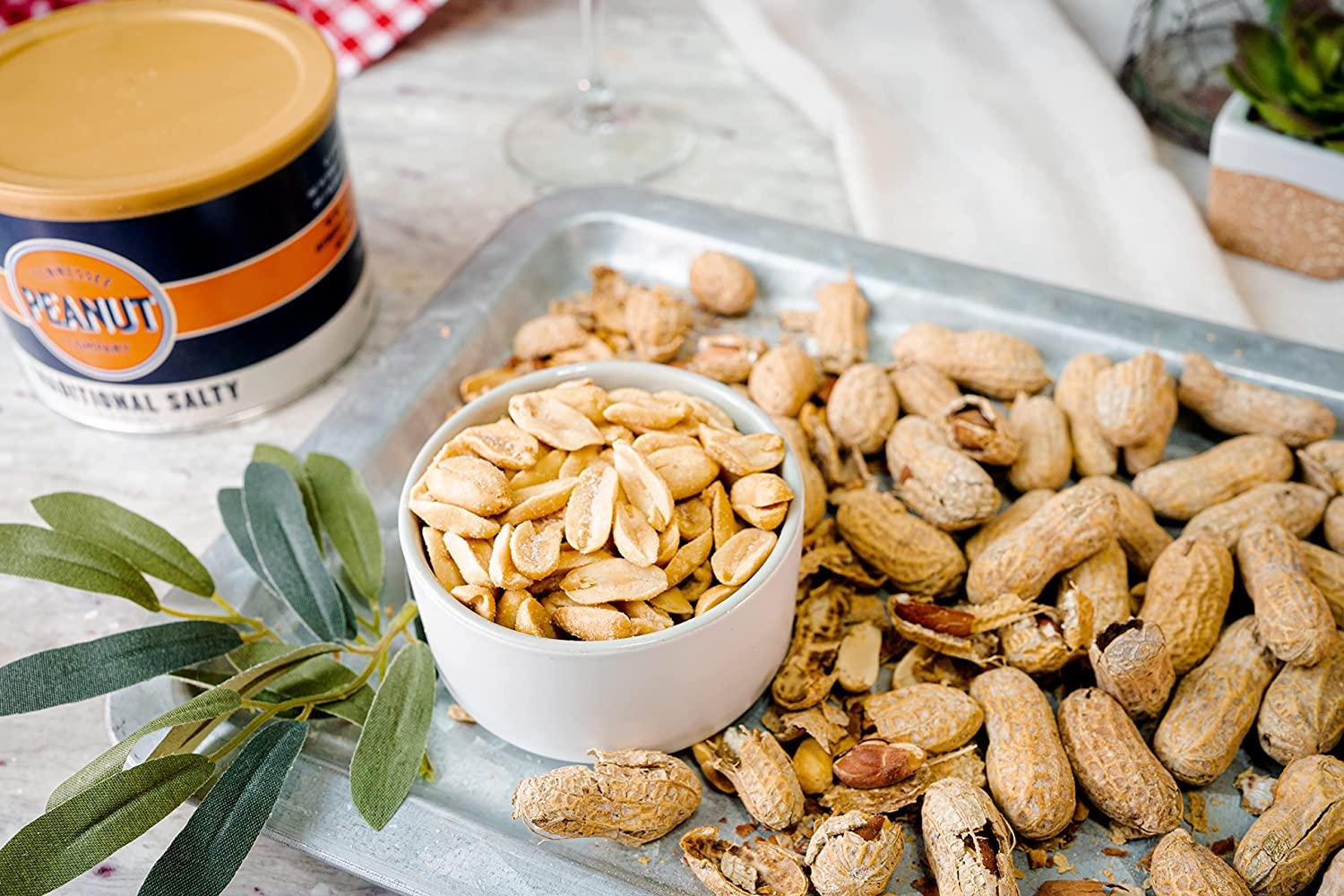 Extra Large Roasted Salted Peanuts - Tennessee Peanut Company - 18oz ...