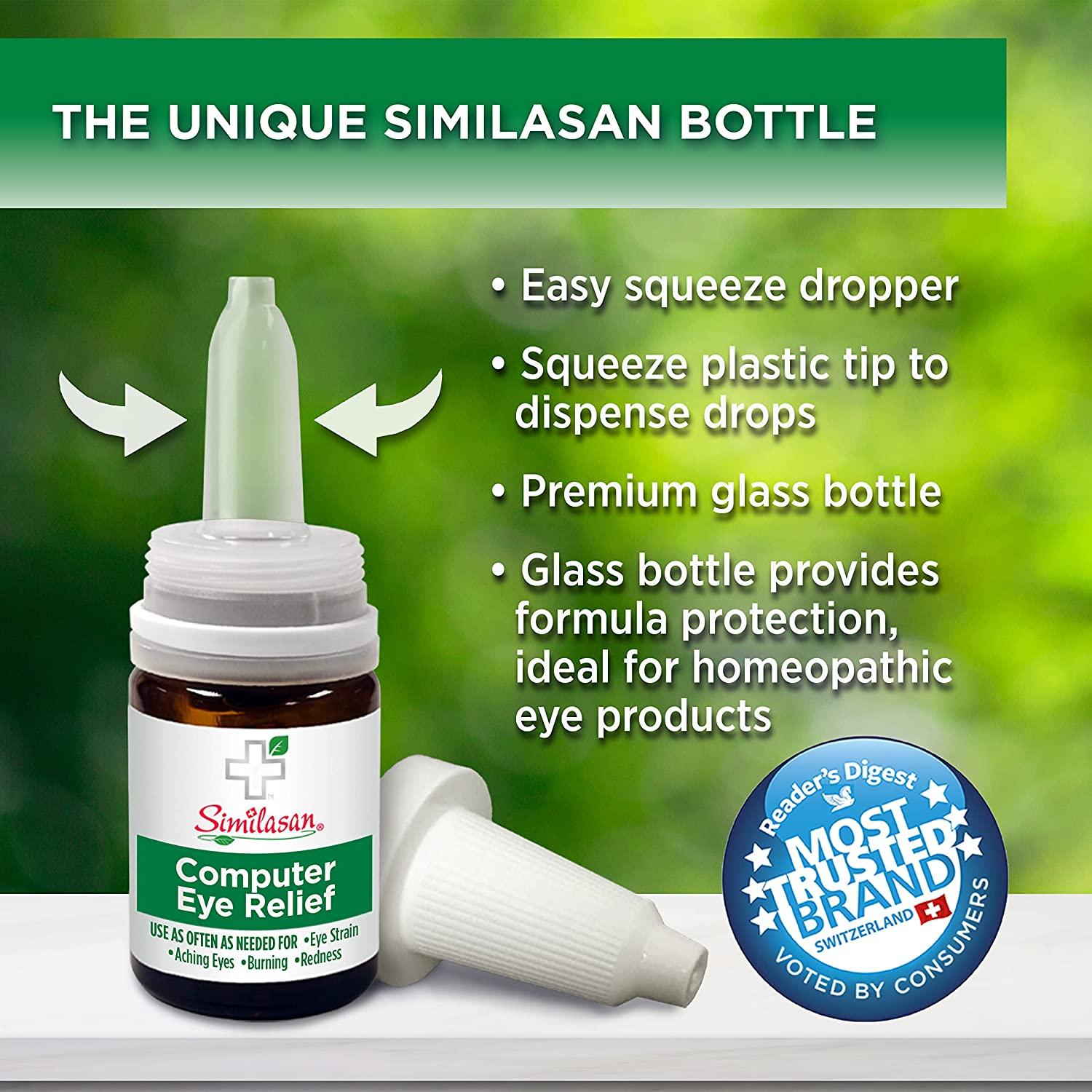 Similasan Computer Eye Relief Drops - Sterile 0.33 fl oz (10 ml) for ...