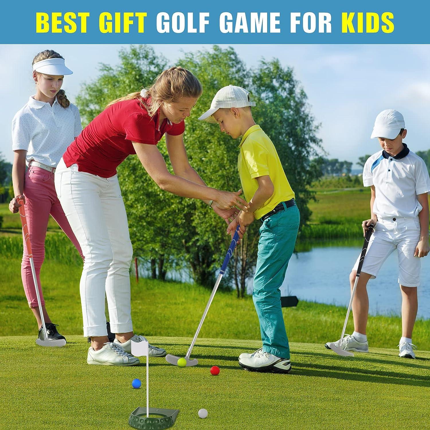 Junior Kids Golf Putter - Stainless Steel Two Way 22.44 - Red | Right ...
