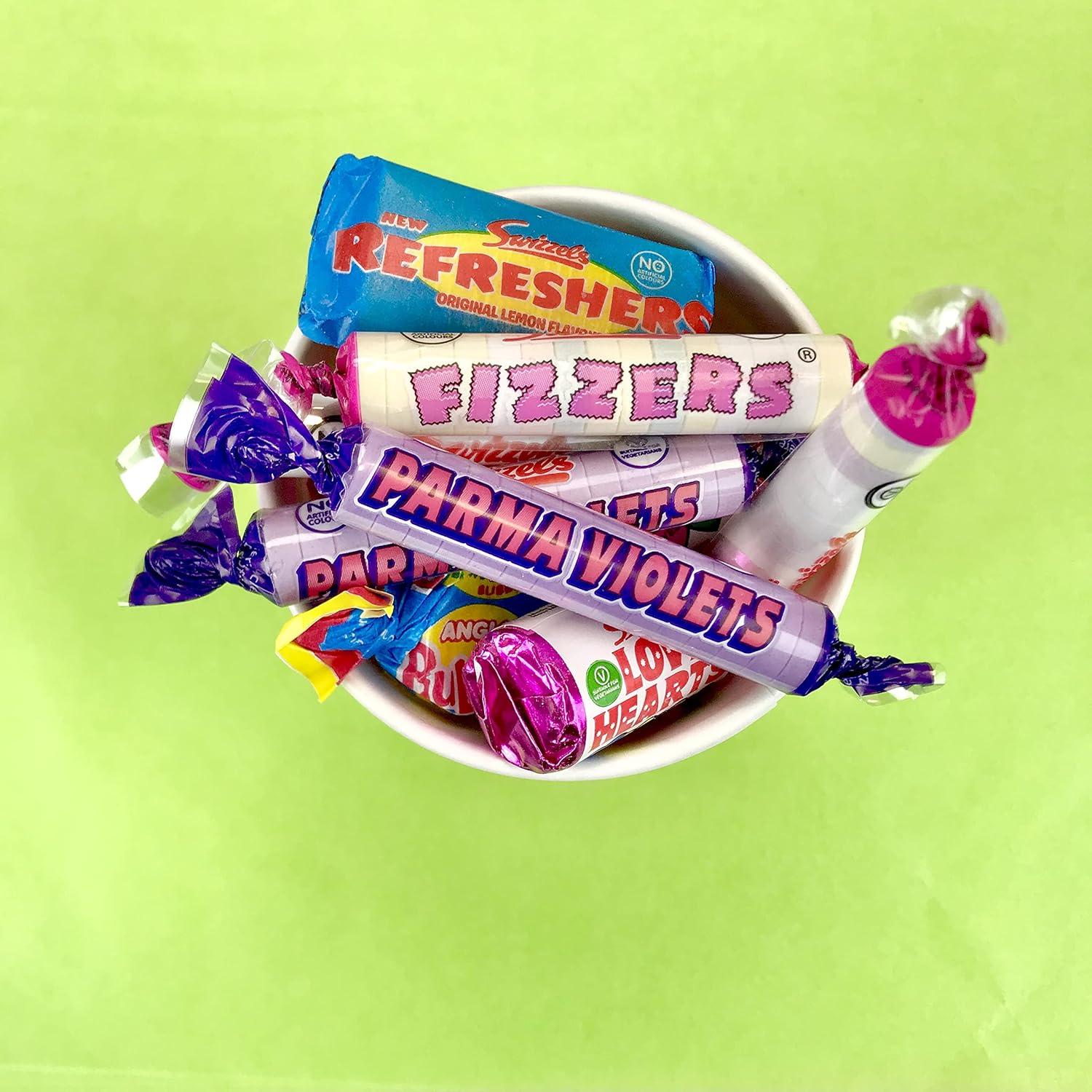 Retro Sweet Box Wicker Effect Hamper Candy