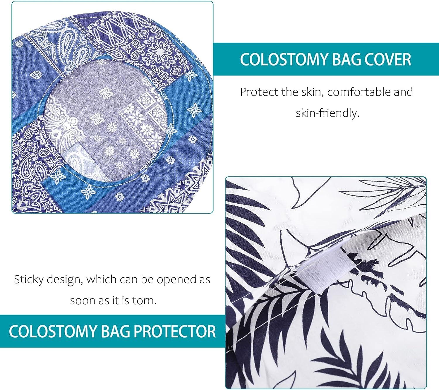 3Pcs Tofficu Ostomy Pouch Colostomy Bag Covers - Reusable Cotton ...