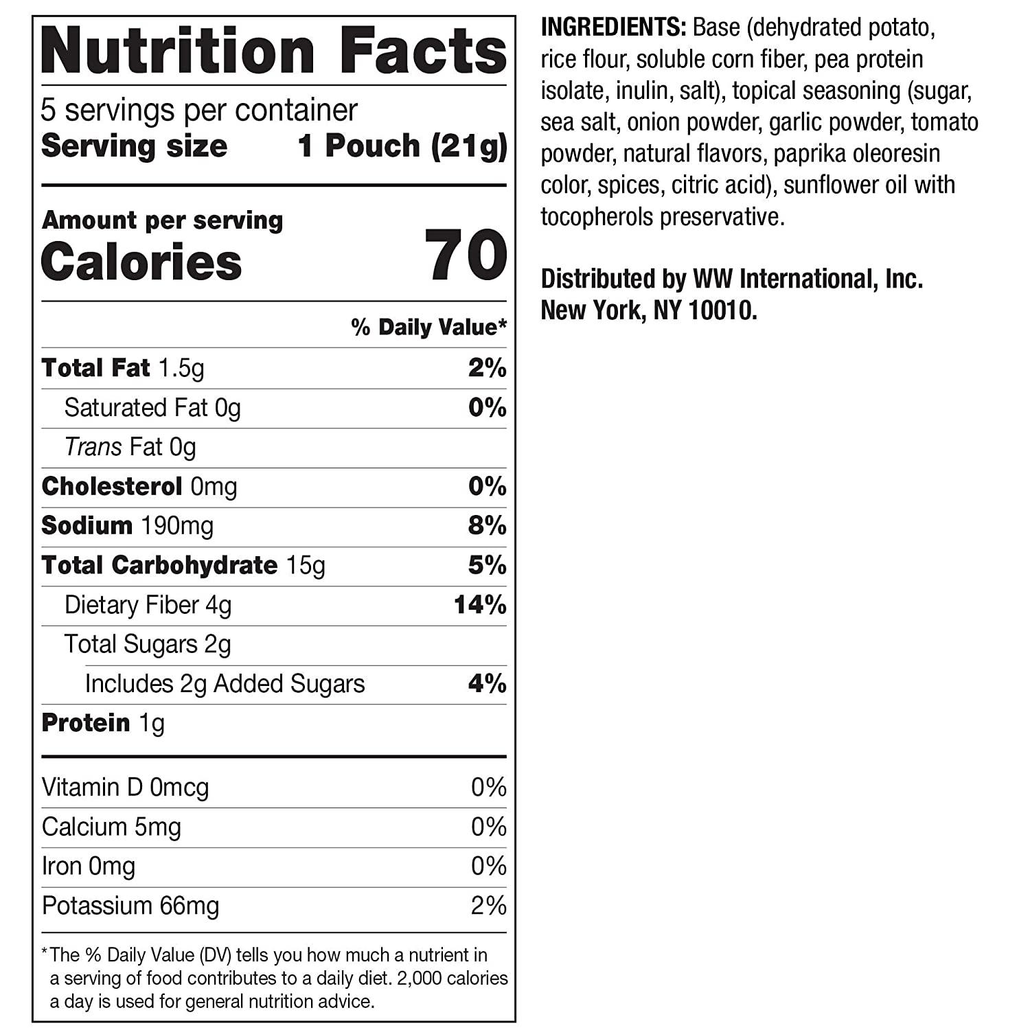 WW Barbecue Potato Crisps - Gluten-free - 2 SmartPoints - 2 Boxes (10 ...