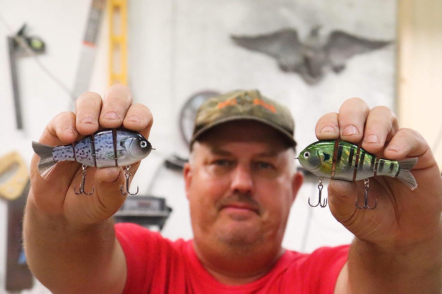 Catch Co Mike Bucca's Baby Bull Gill Swimbait 3.75 3/4 oz in Ruby Gill ...