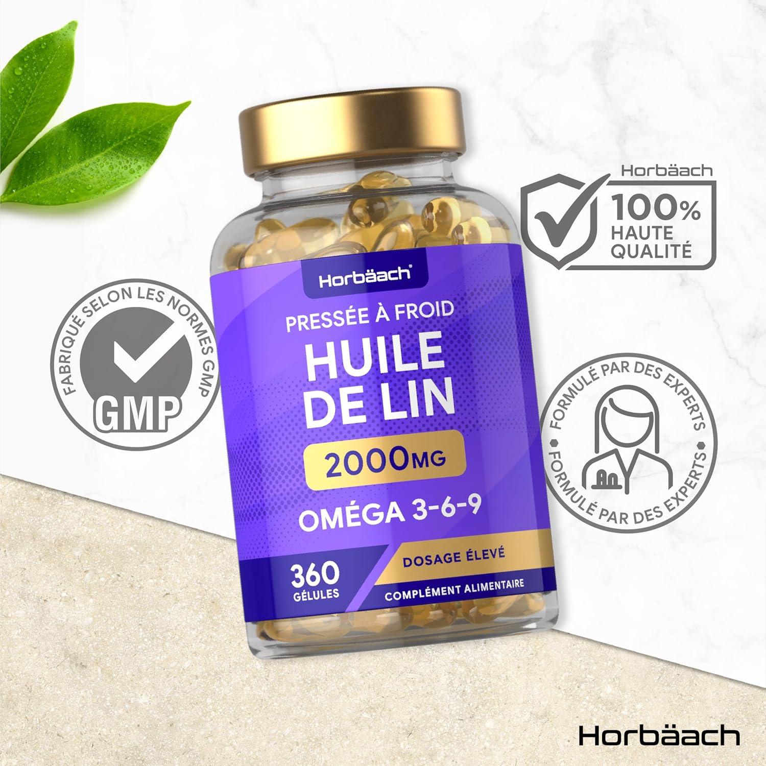 Linseed Oil Food 2000mg | Linseed Oil | 360 Capsules | Omega 3 6 9 with ...