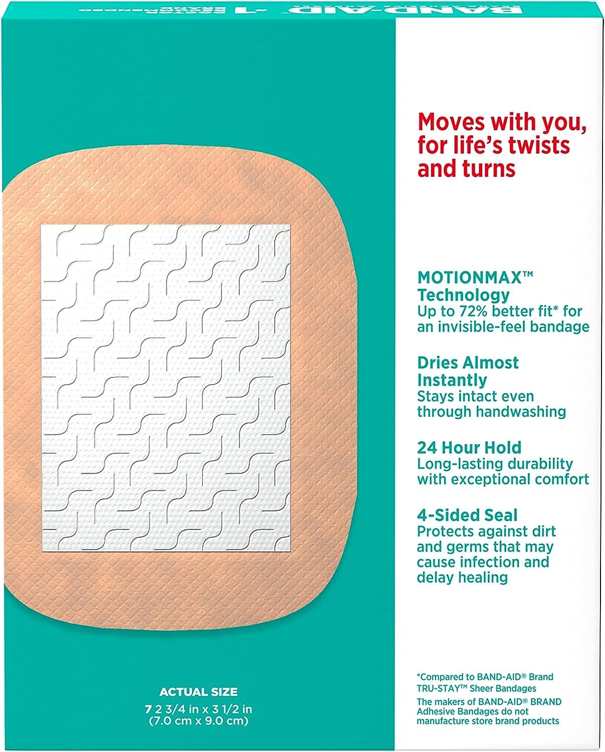 Band-Aid Skin-Flex Adhesive Bandages for First Aid - Flexible Sterile ...