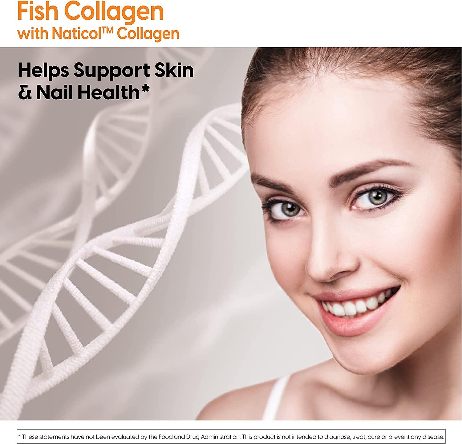 Doctor's Best Fish Collagen with Naticol - 5g, 30 Powder Stick Packs ...