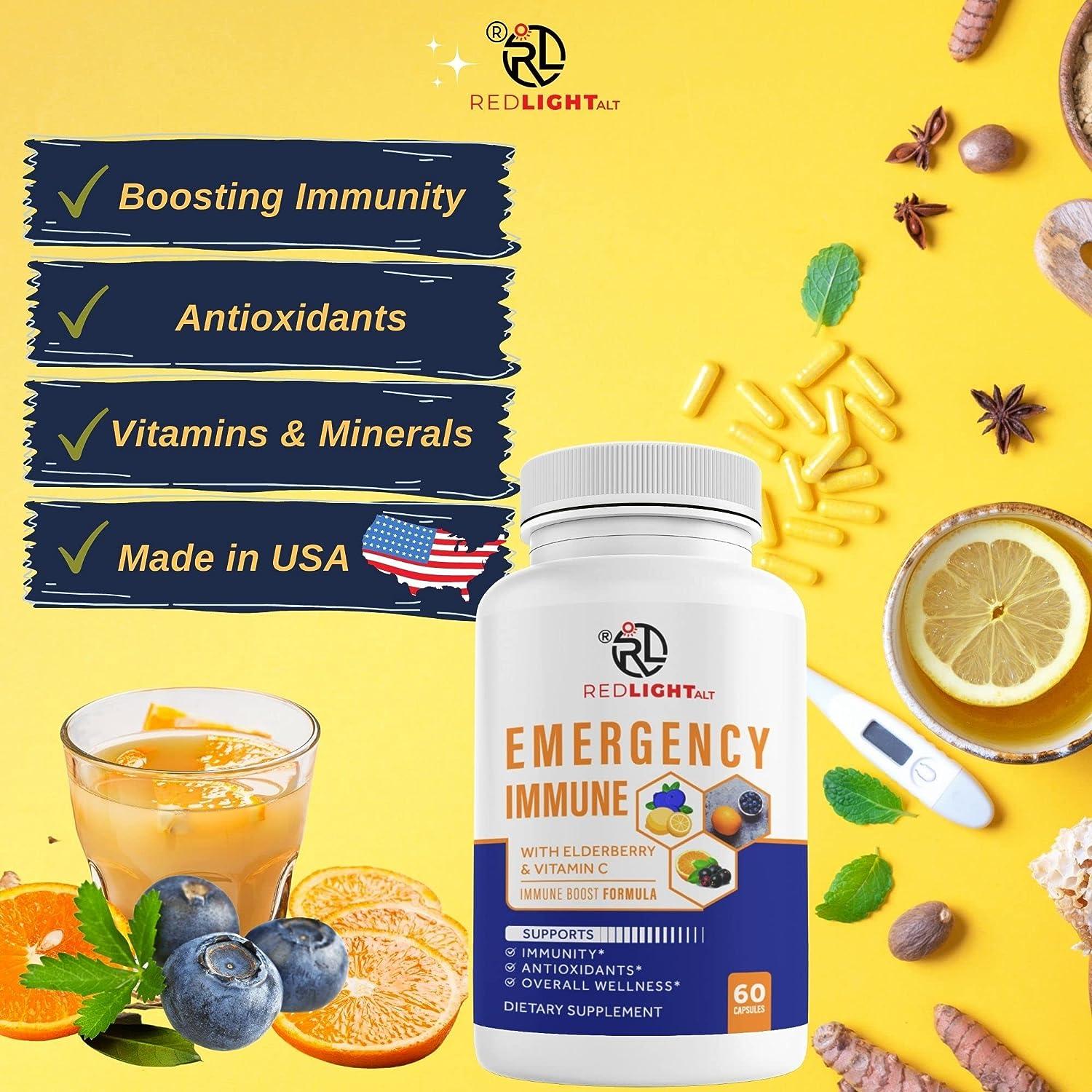10-in-1 Immune Support Supplement with Vitamin C, E, B6, Zinc ...