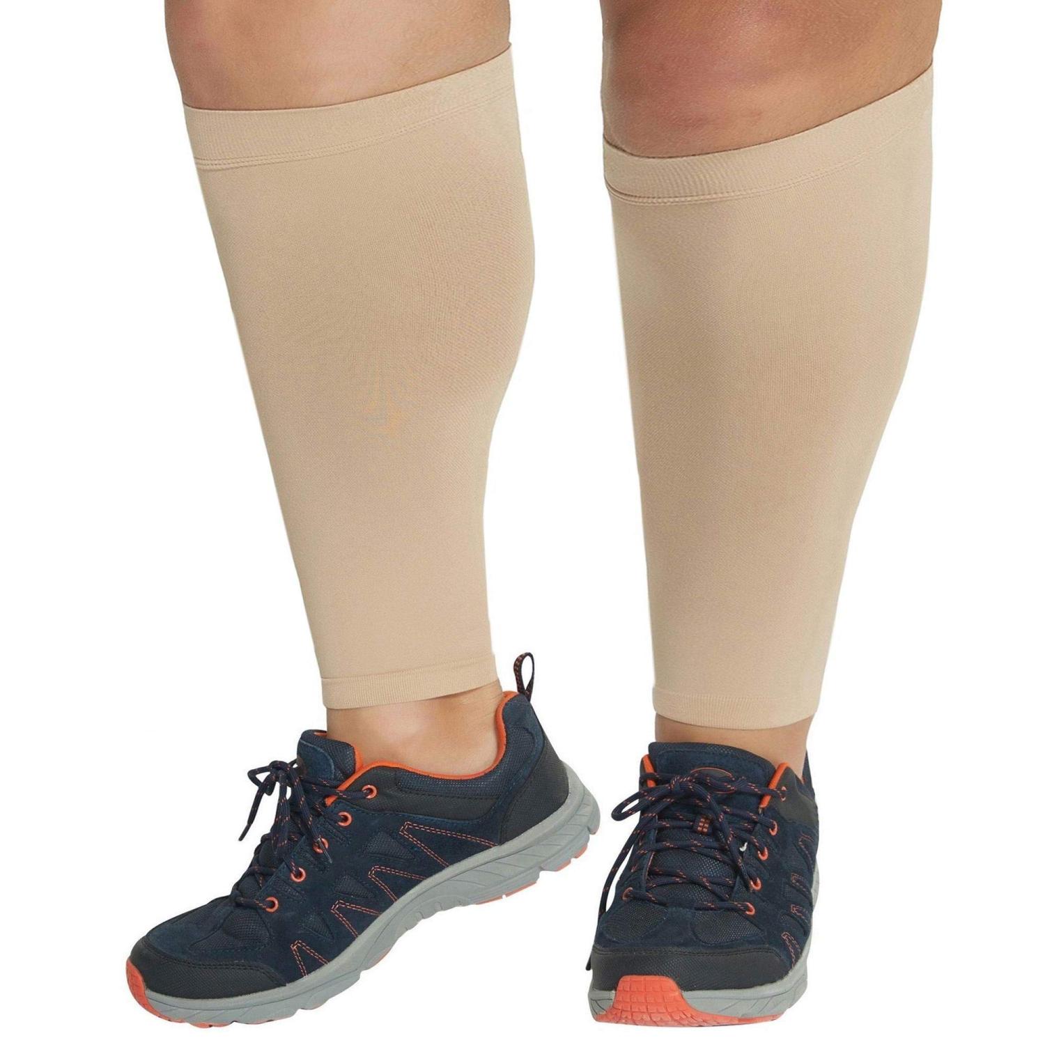 Runee Ultra Wide Calf Sleeve Compression - Support for Calf Pain ...