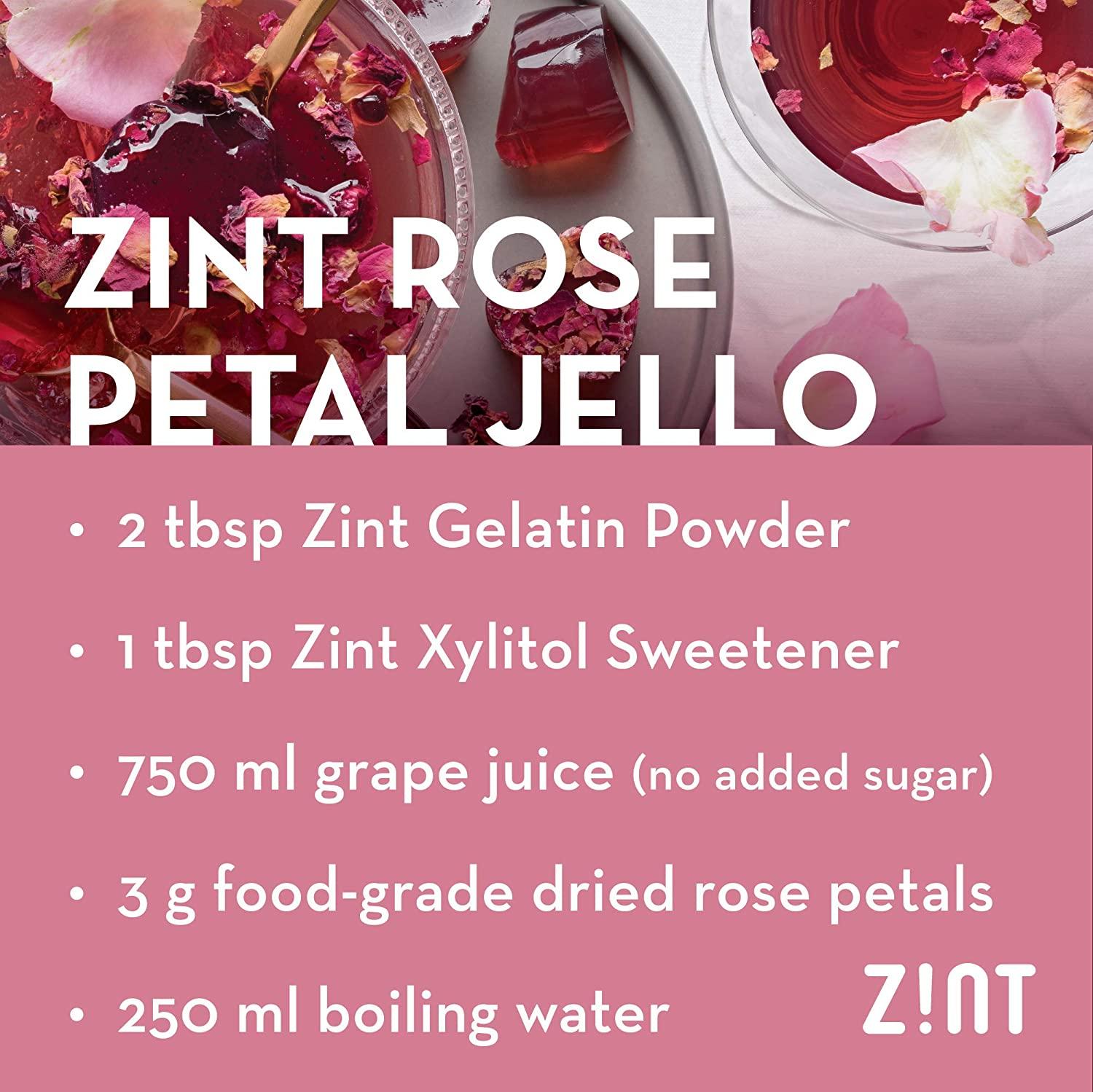 Zint Premium Beef Gelatin Powder - 32 oz (907 g) | Natural Thickening ...