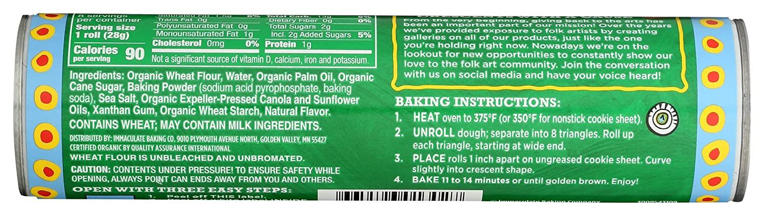 Organic Crescent Roll - 8 oz by Immaculate Baking Company | Buy Now ...