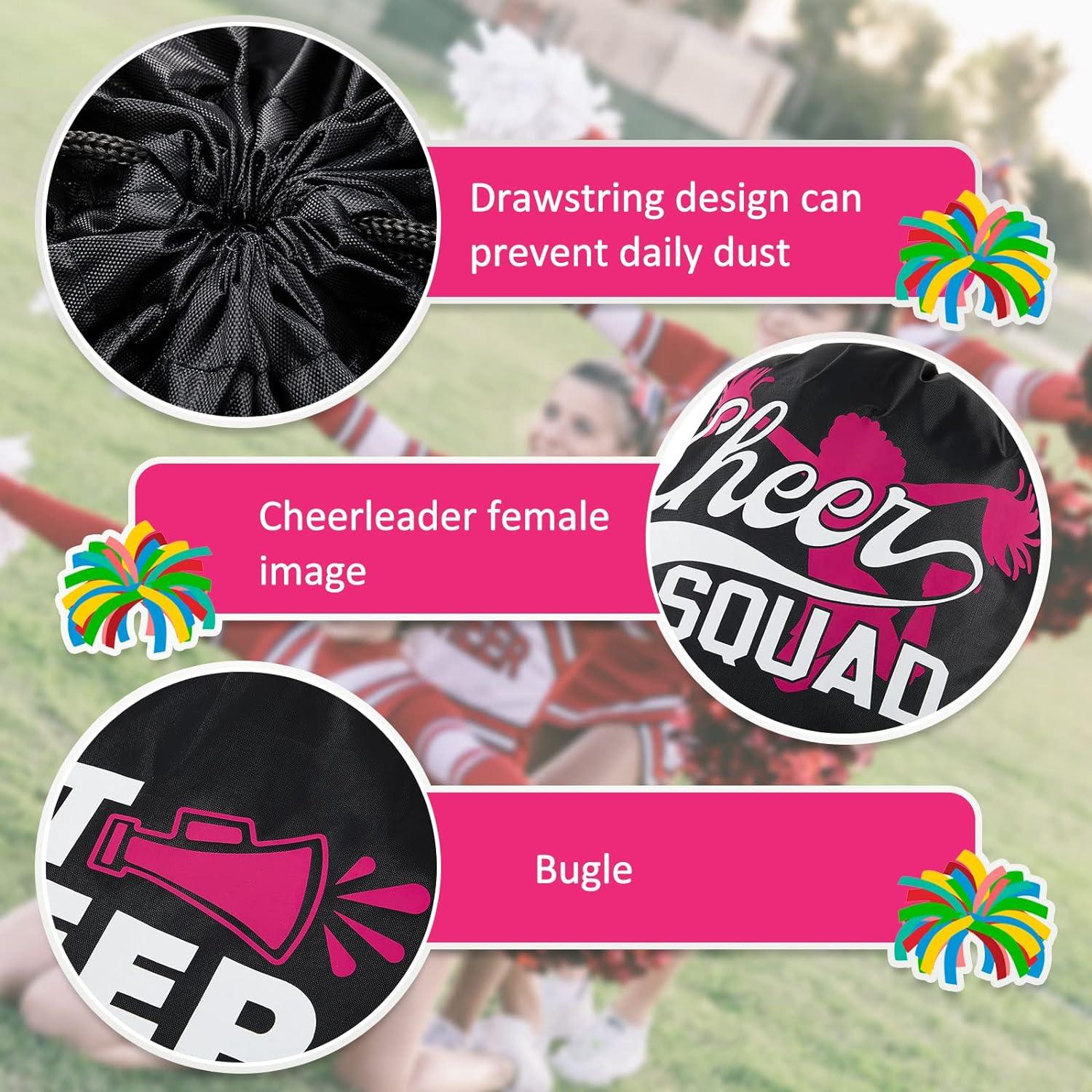 Saintrygo 6-Piece Cheer Bags Set | Girls Cheerleading Backpacks for ...