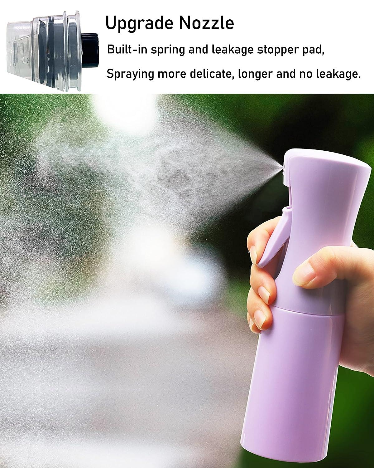 NIACONN 6.8oz Continuous Water Mister Spray Bottle - Ultra Fine Mist ...