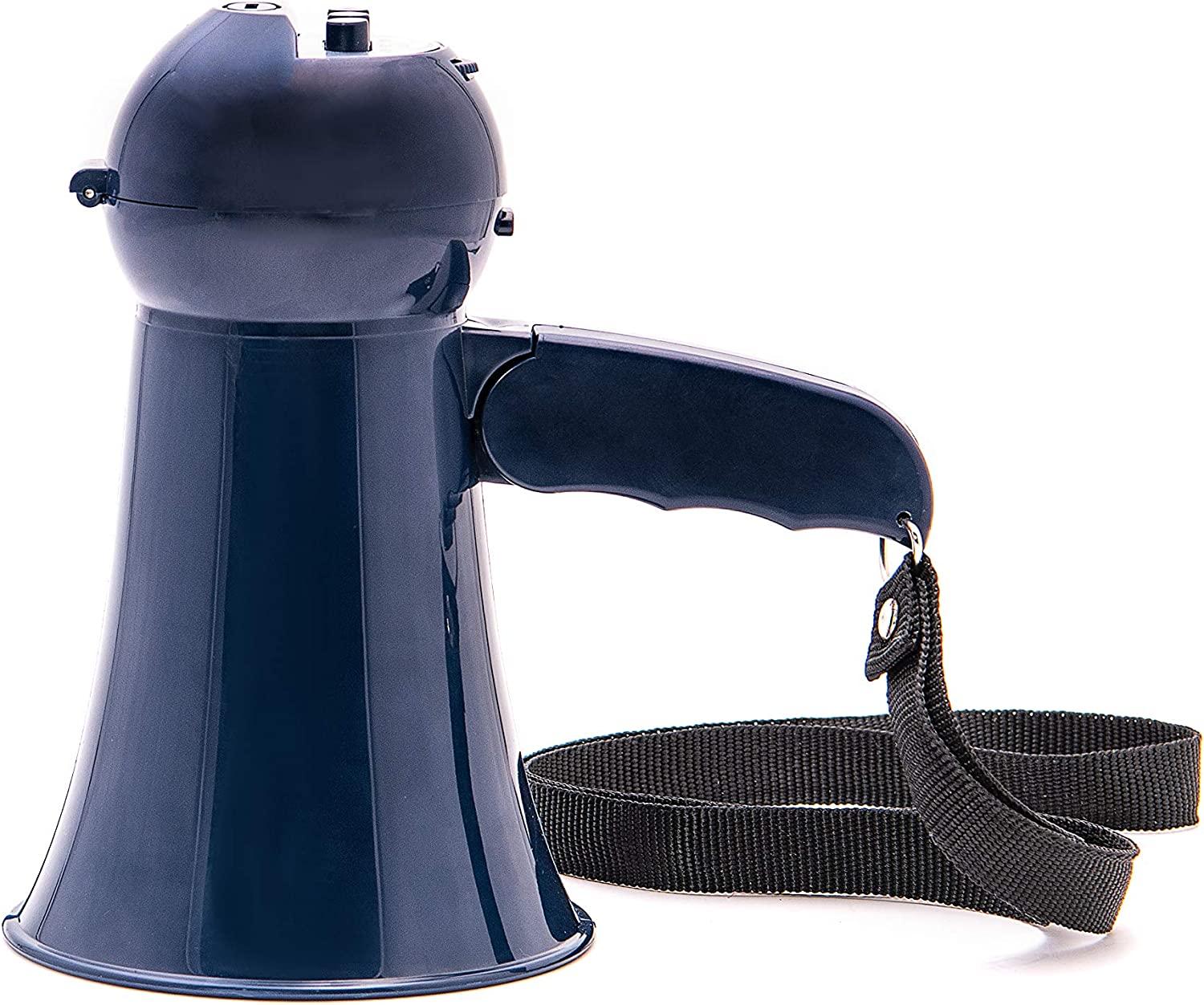 BEMLDY Mini Portable Megaphone with Siren & Voice Recorder - Adjustable ...