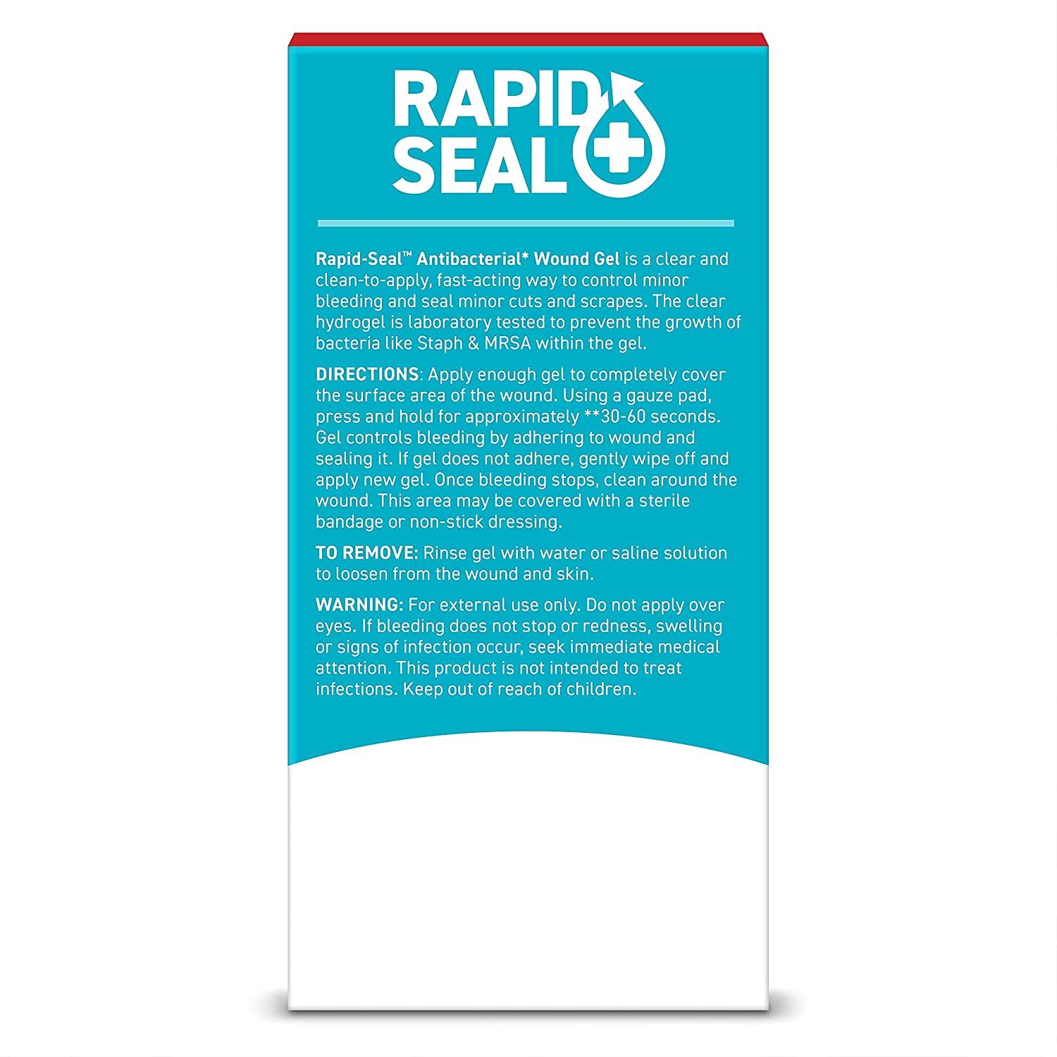 Rapid-Seal Antibacterial Wound Gel | Stops Bleeding in Seconds | Ideal ...