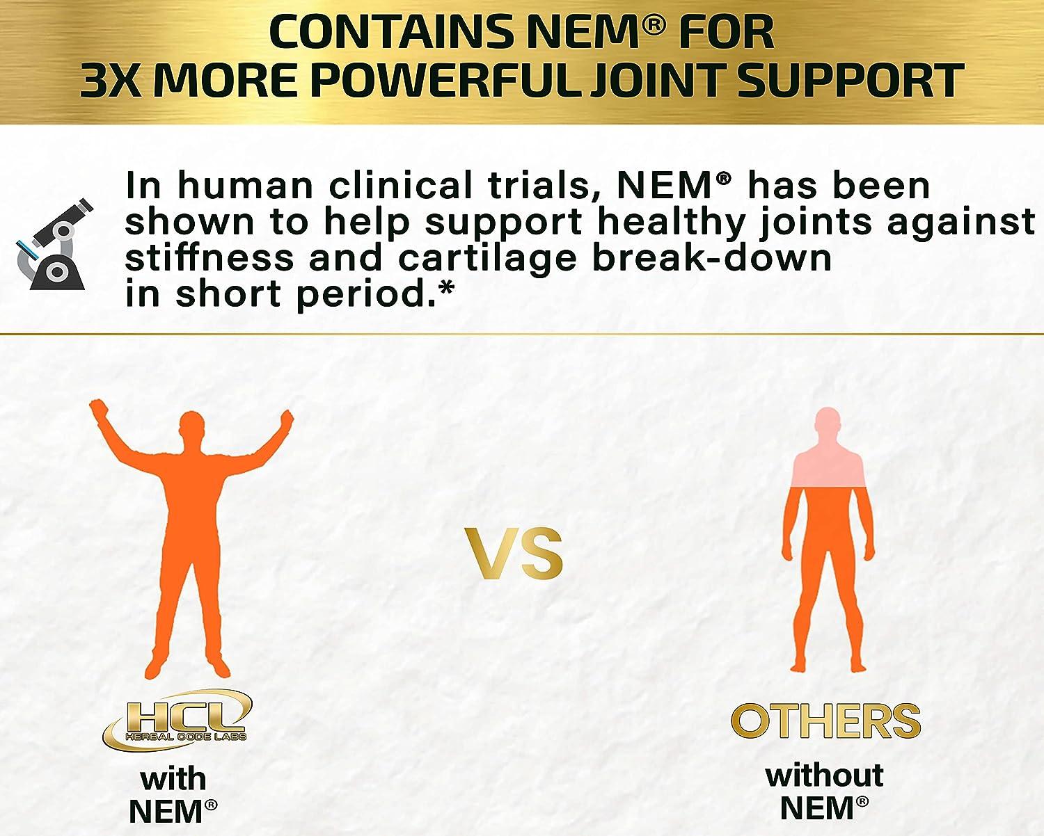 Turmeric Curcumin 95% Extract & Collagen Capsules - NEM Joint Comfort ...