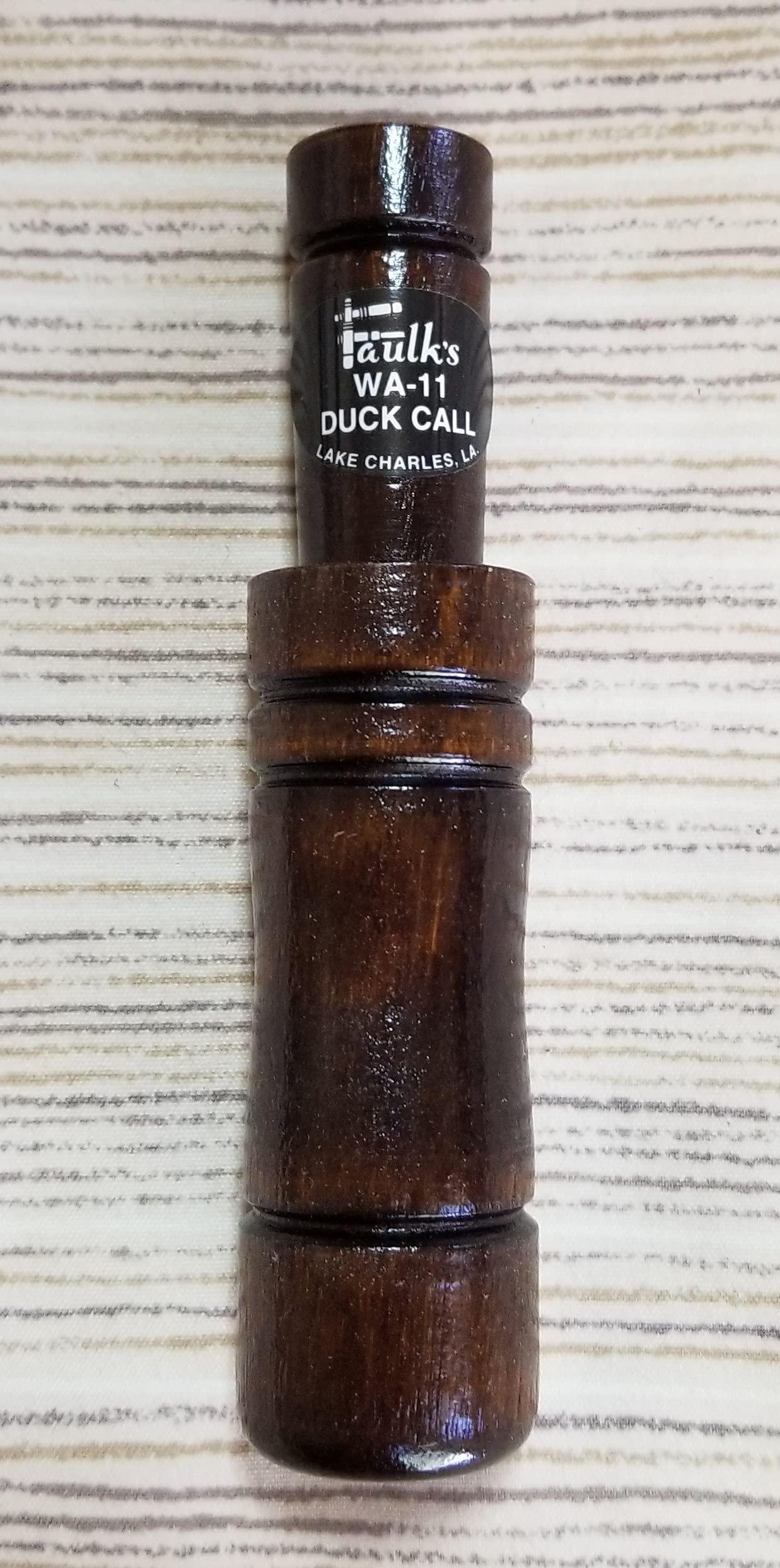 Faulk's Regular Duck Call WA-11 Black - Authentic Duck Hunting Caller ...