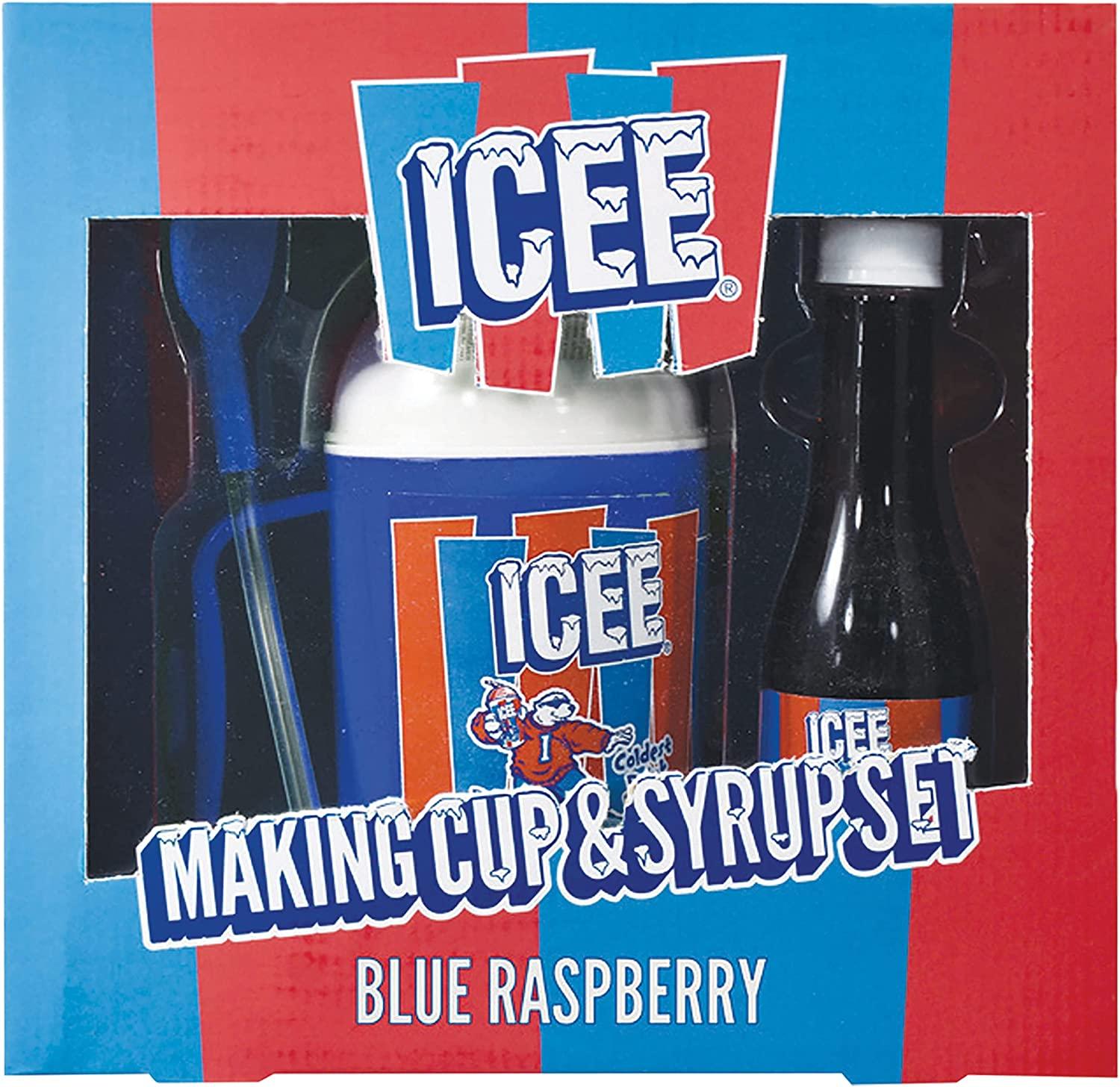 ICEE Slushie Making Cup Set with Blue Raspberry Syrup | Genuine ICEE ...