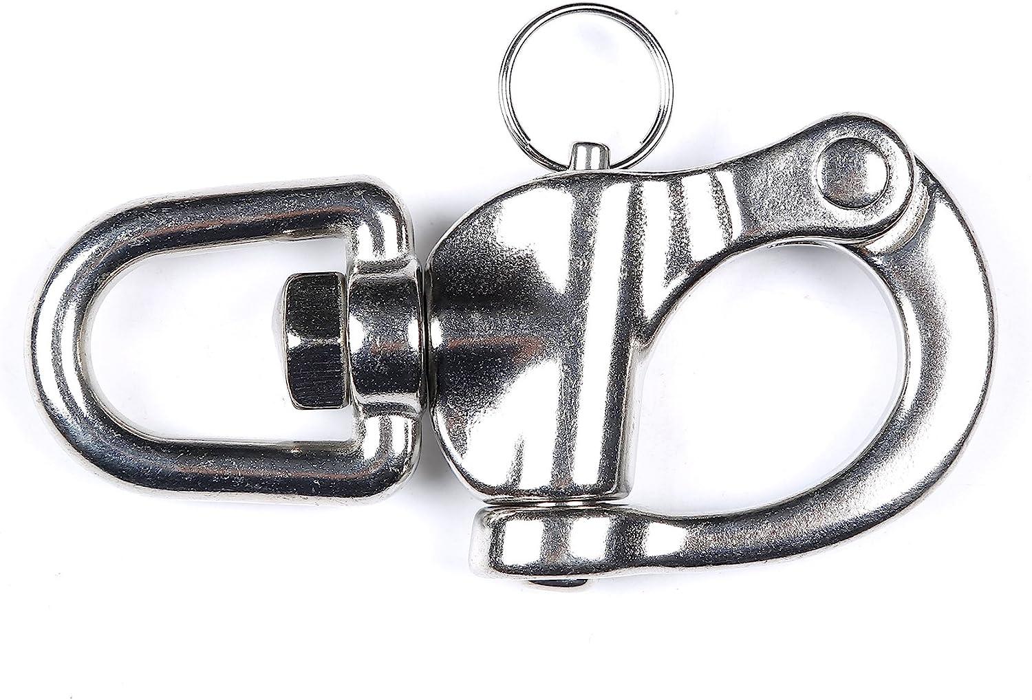 Mxeol Swivel Eye Snap Shackle Quick Release Bail Rigging Sailing Boat ...