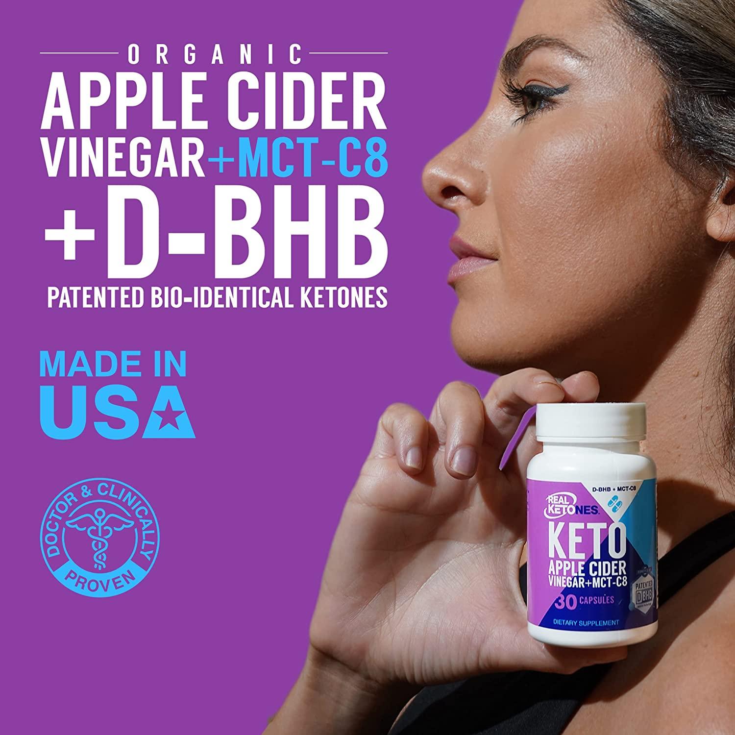 Real Ketones Exogenous Keto BHB ACV Supplement Pills with MCT - 30 Day Supply | Buy Now with ...