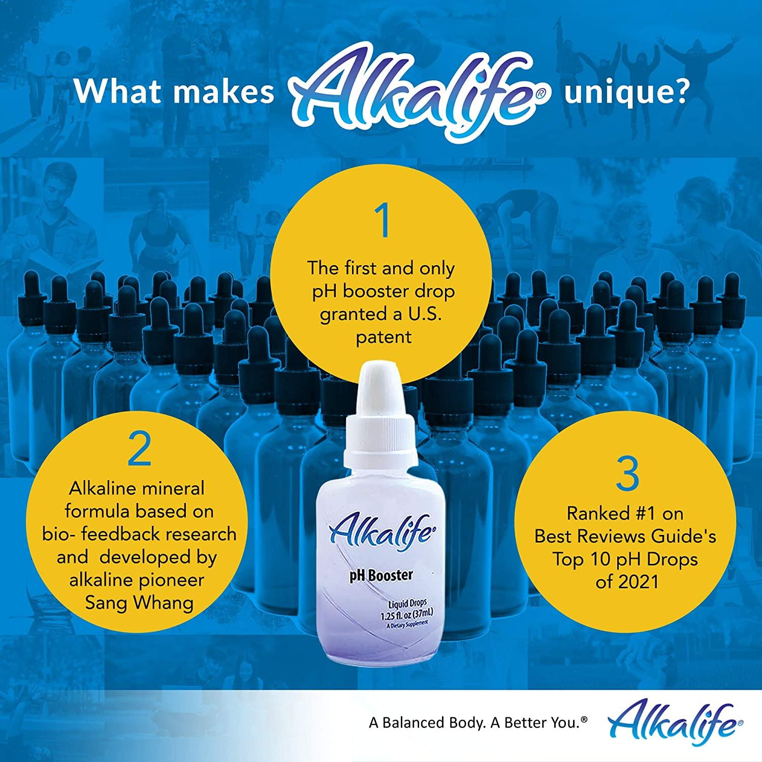 Alkalife pH Booster Drops | Enhance Alkaline Water, Balance pH, Boost ...