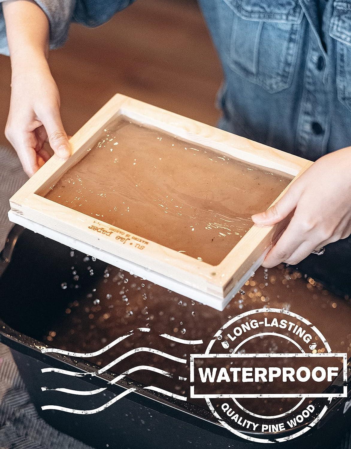 Waterproof Paper Making Screen Kit - Handmade A5 Paper Crafting Set ...