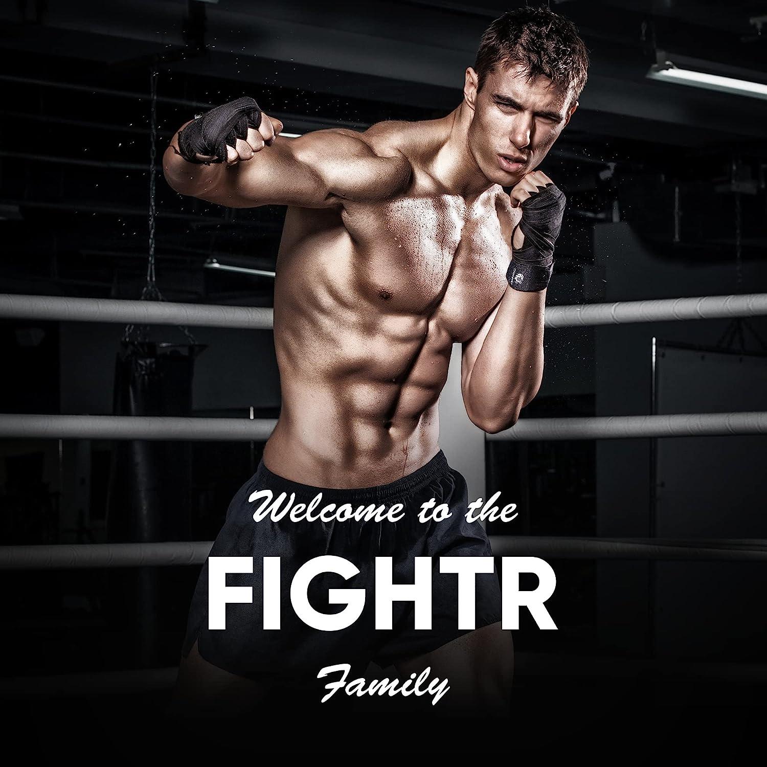 FIGHTR Premium 160 Semi Elastic Hand Wraps with Thumb Loop for Boxing ...