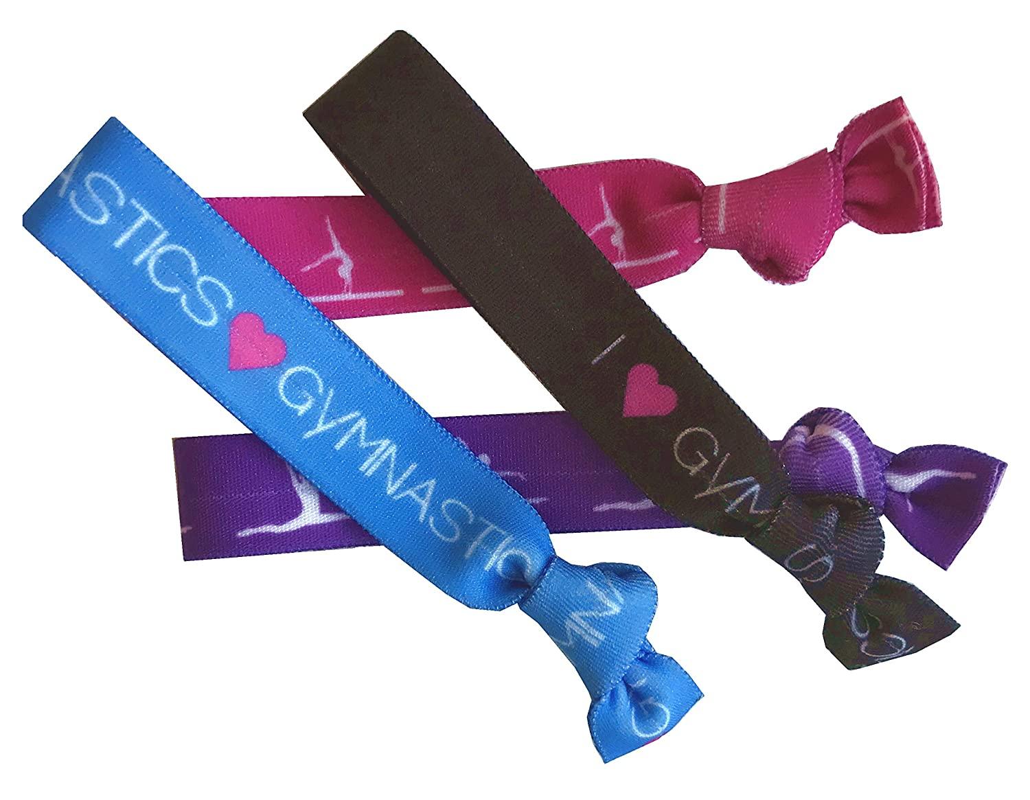 8 Piece Gymnastics Gift Hair Elastics for Women and Girls - Perfect ...