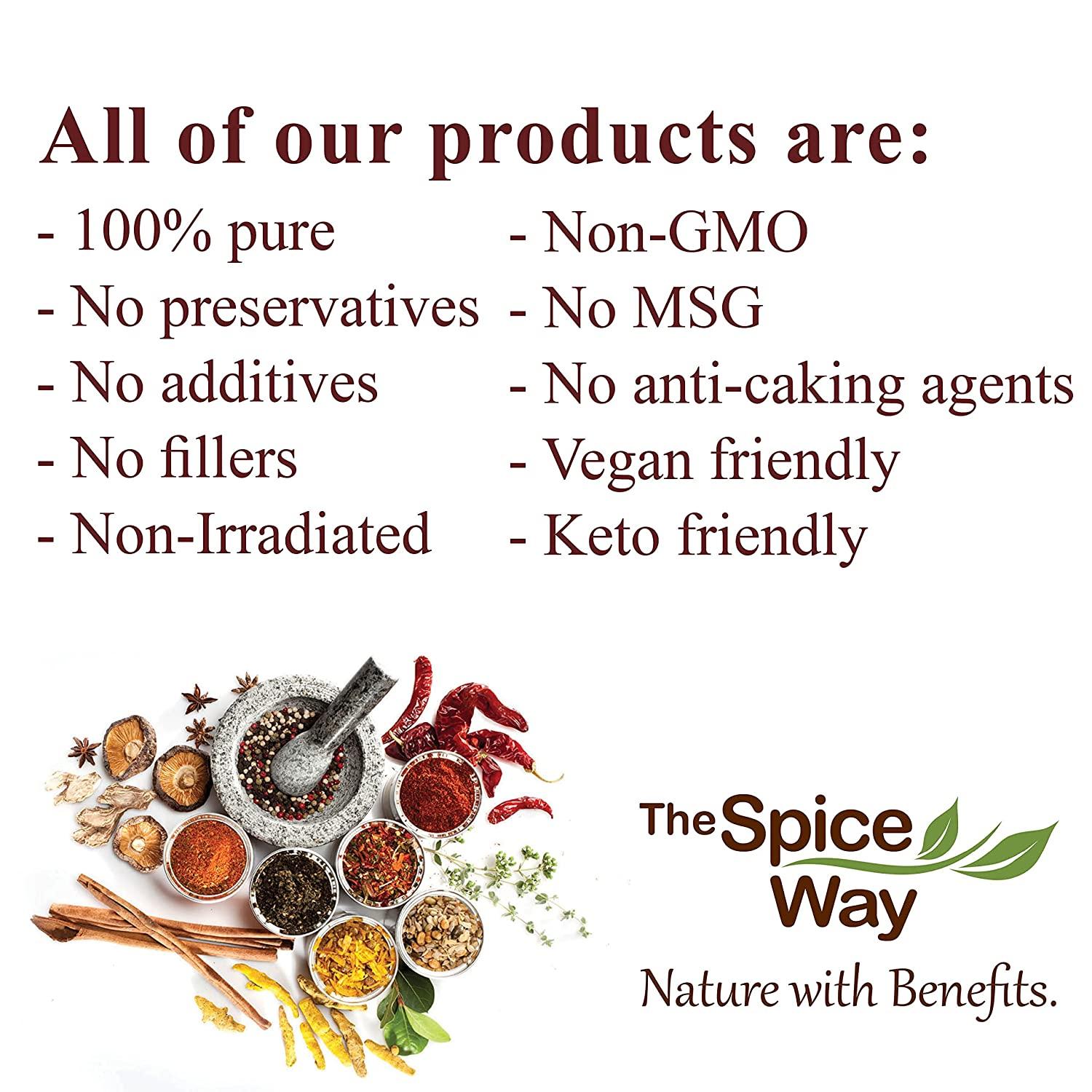 The Spice Way Marjoram Leaves - ( 2 oz ) pure ground dried leaf
