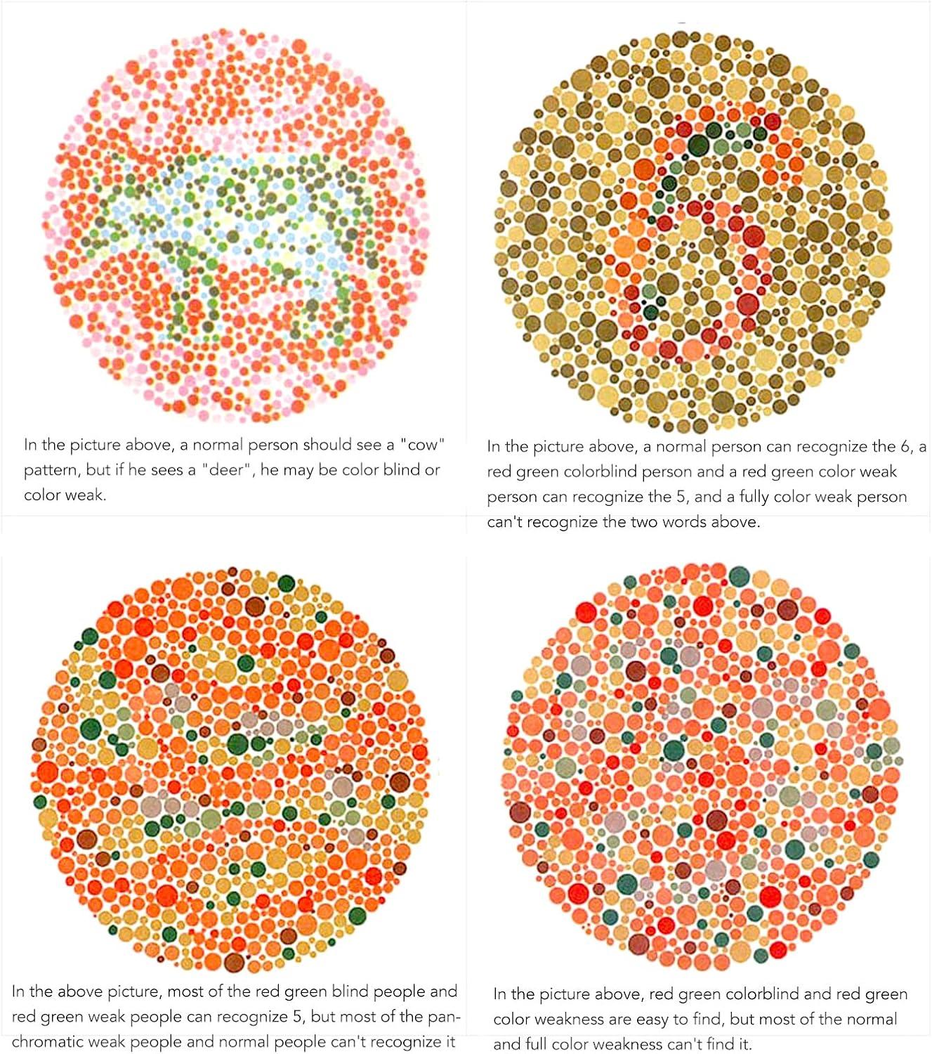 Color Blind Glasses for Color Deficiency - Flexible Red Green Vision ...