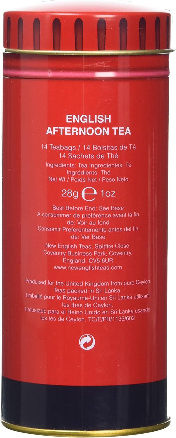 British Post Box Tea Caddy with English Breakfast Teabags - London ...