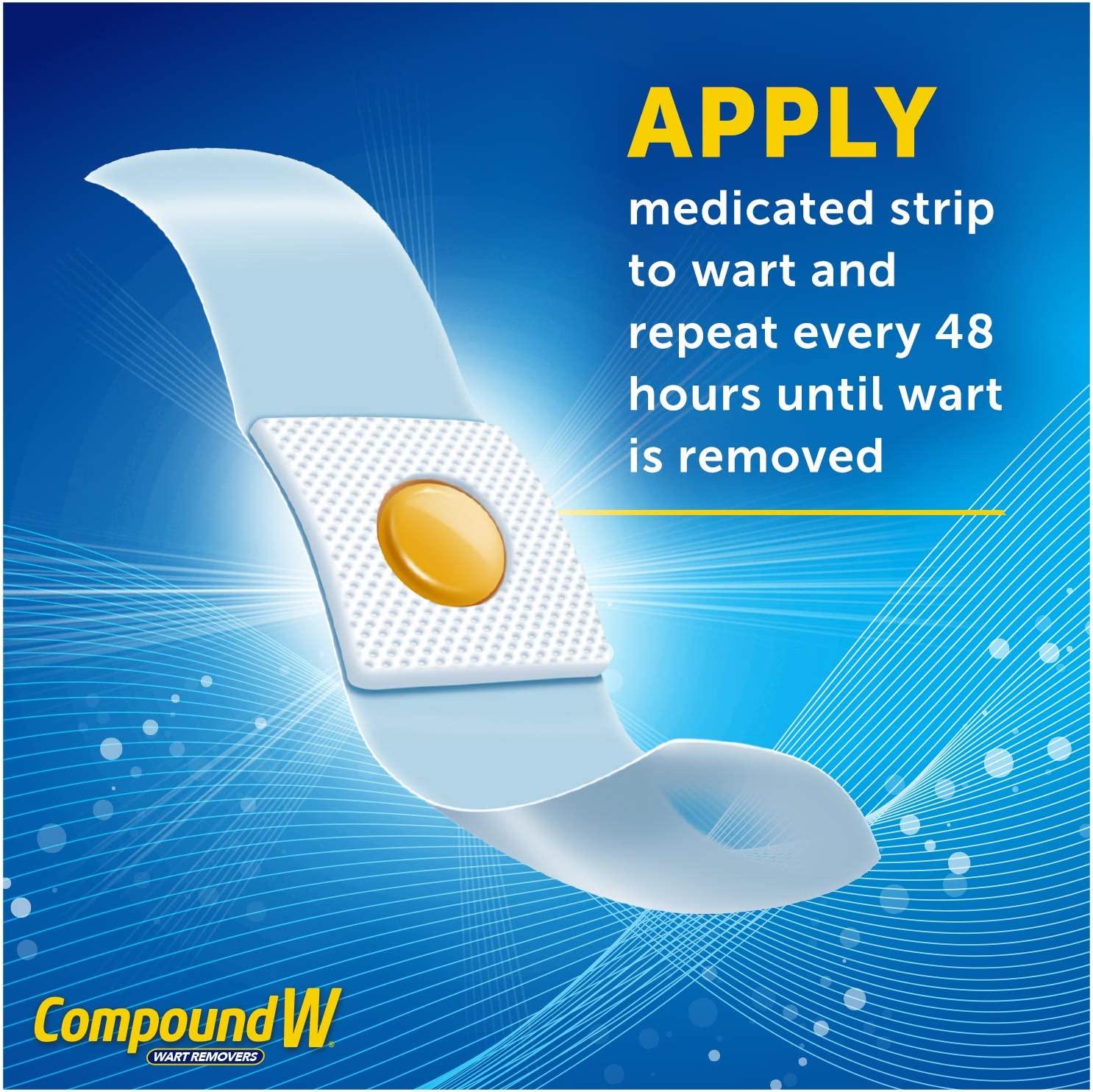 Compound W One Step Pads 14 Pads, Salicylic Acid Wart Remover - 2 Pack ...