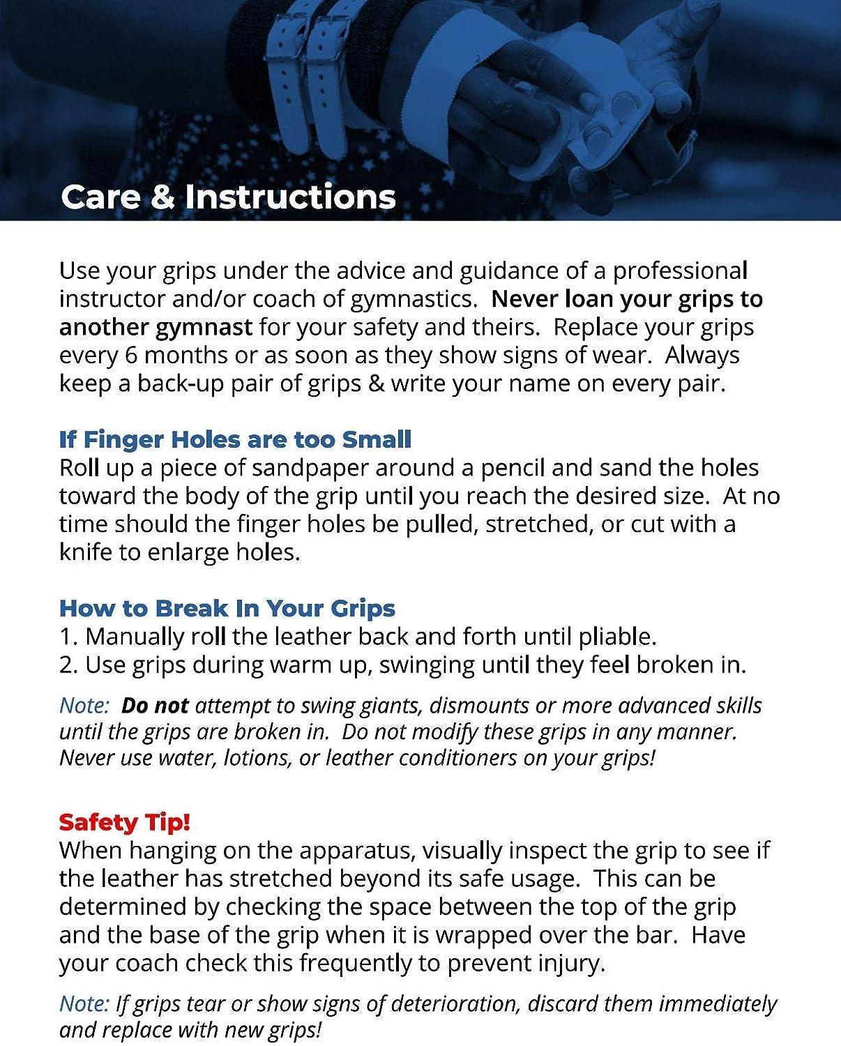 US Glove Women Hot Shot Uneven Bar Gymnastics Grips - Womens Gymnastics ...