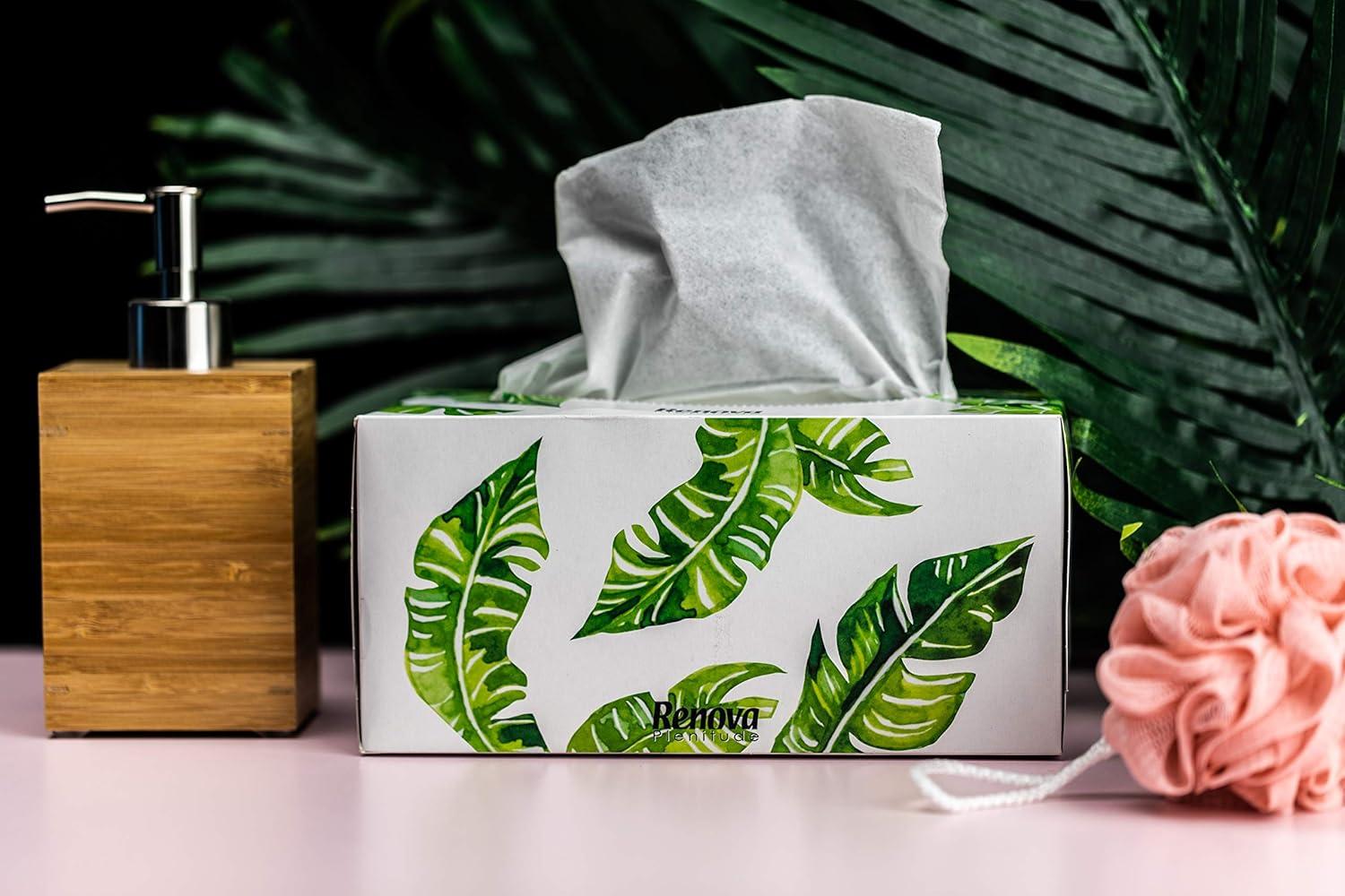 Buy Renova Face Tissues - 200 Pack | Soft & Strong Facial Tissues for ...