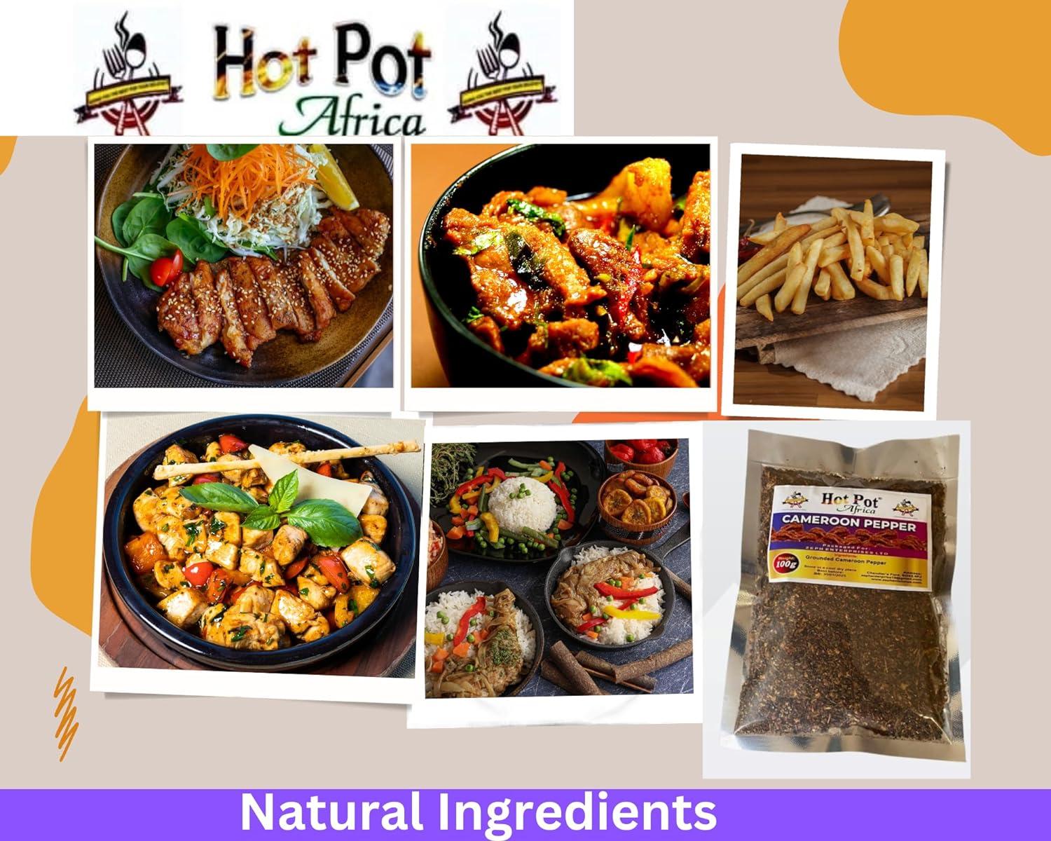 Hot Pot Africa CAMEROON PEPPER - Habanero Ground Smoked & Extra Hot ...