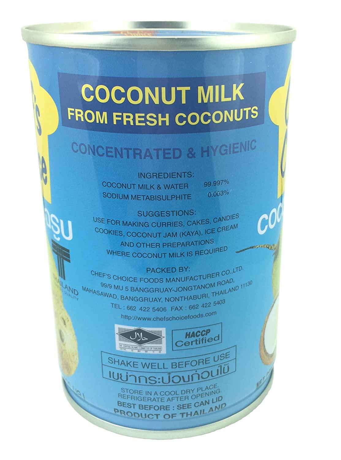 Chef's Choice Coconut Milk 400ml - Pure and Creamy | 1 Pack | Buy Now ...