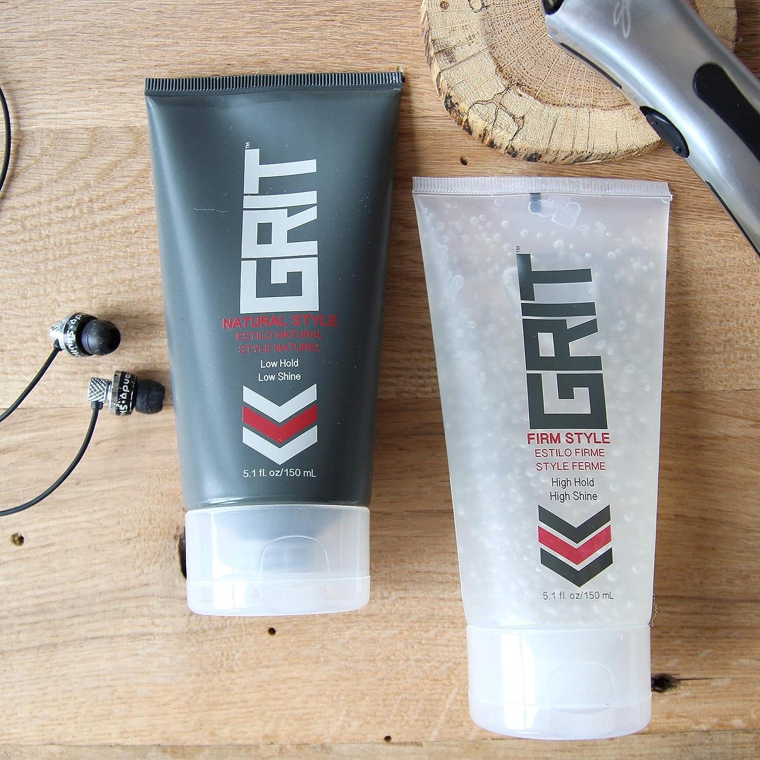 GREAT CLIPS GRIT Firm Style 5.1oz Hair Styling Gel | Strong Hold & High ...