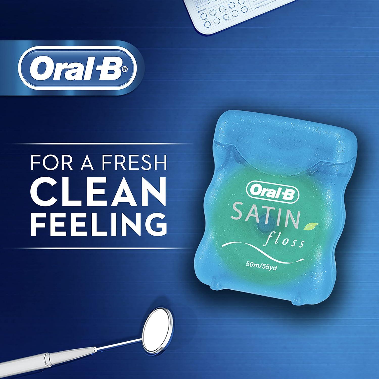 Buy Oral B Satin Dental Floss 25m Mint - Best International Shipping ...