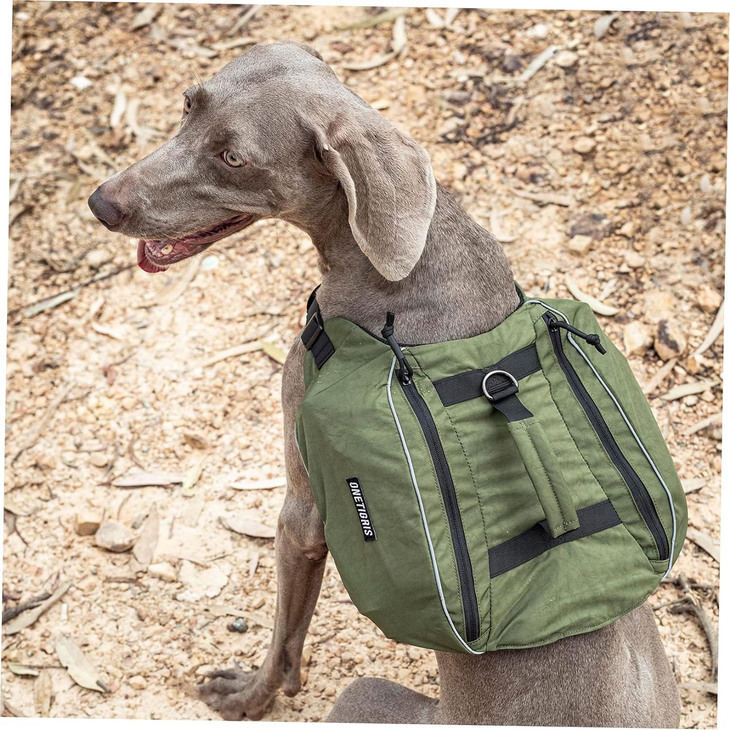 OneTigris CAMELUS Dog Backpack for M/L Size Dogs - Tear-Resistant ...