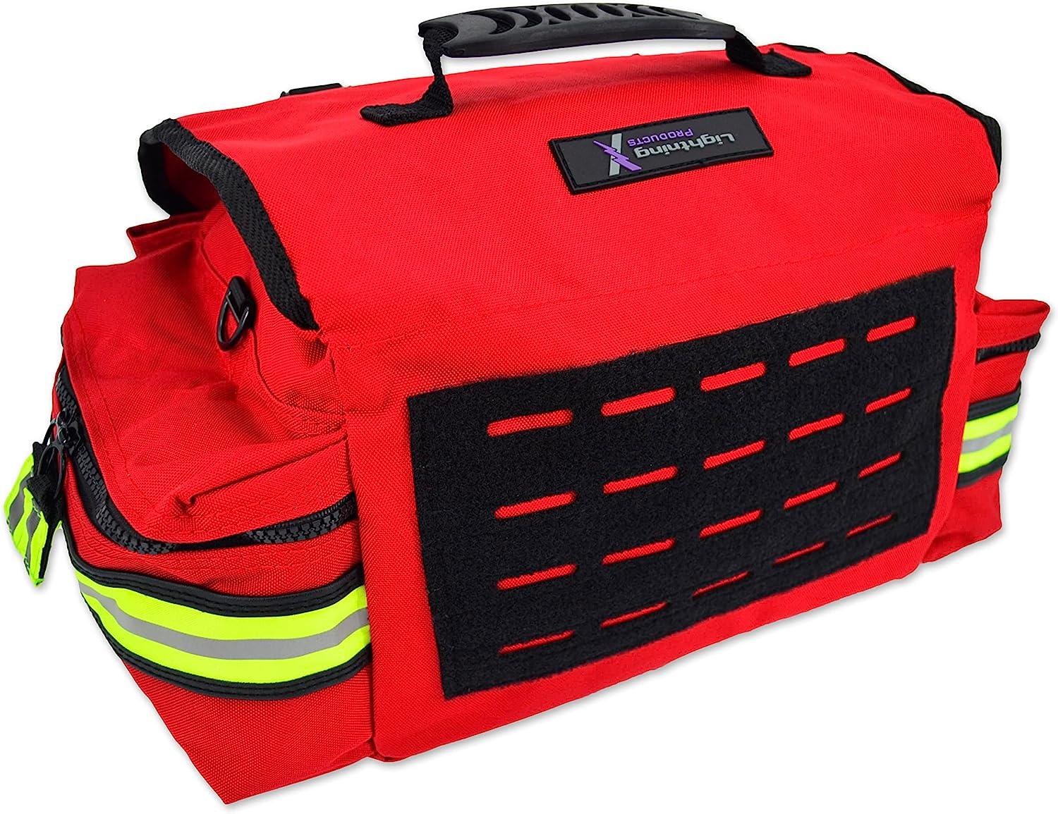 Lightning X Small EMT Medic Trauma Bag w/Dividers - Red | Buy Now with ...