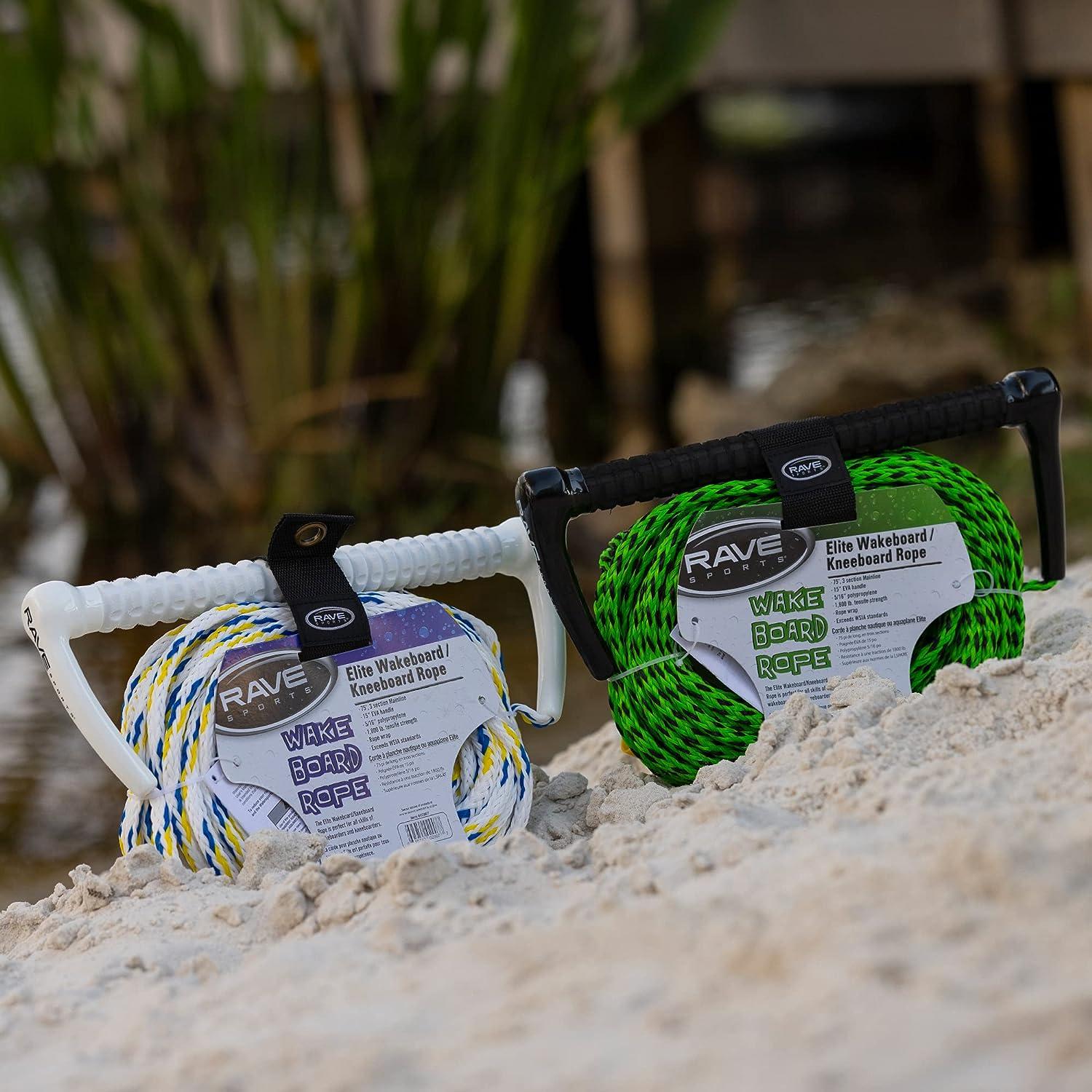 RAVE Sports Elite Green Wakeboard/Kneeboard Rope - Premium Quality ...