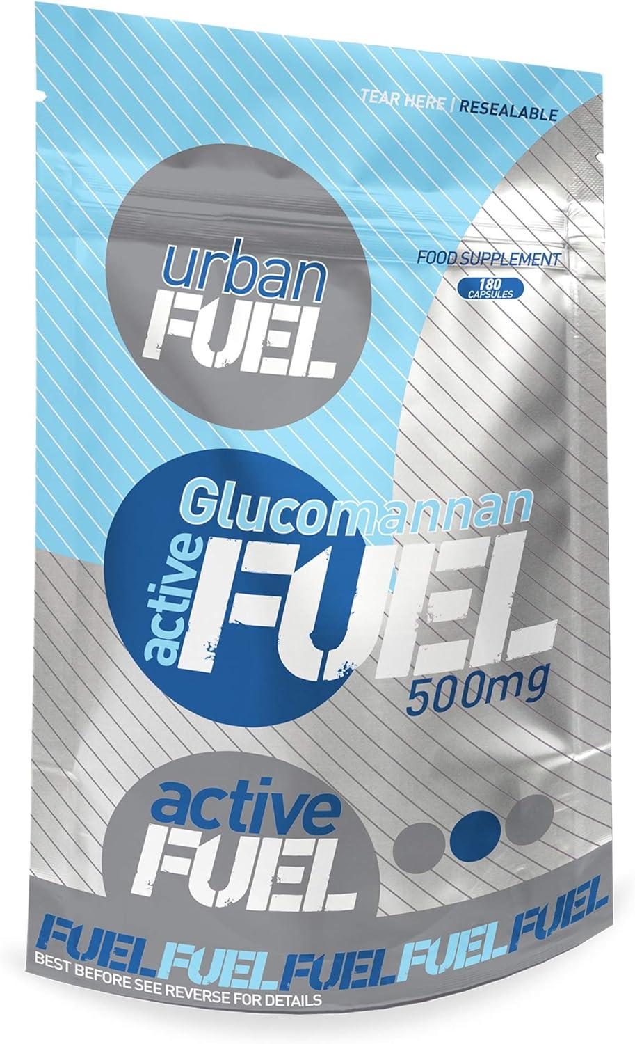 Urban Fuel Active Glucomannan Konjac Fibre 500mg | 180 Capsules ...